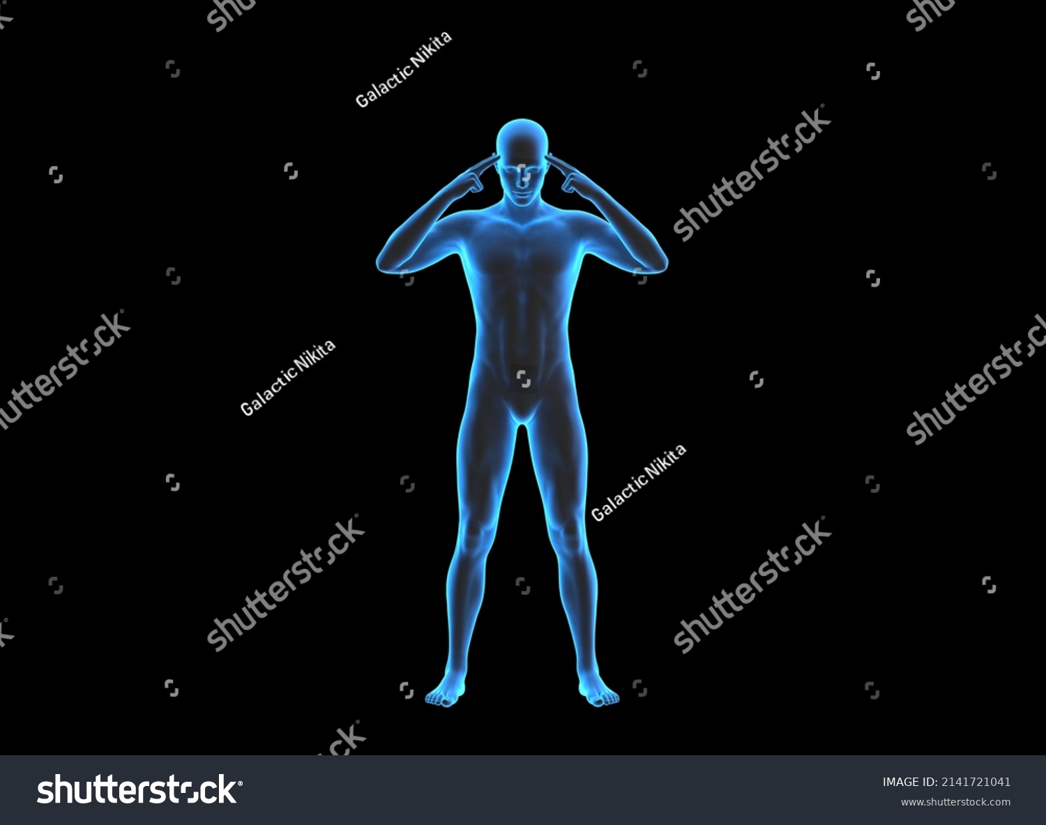 Technological Human Hologram Male Standing Hands Stock Illustration ... Technological Human Hologram Male Standing Hands Stock Illustration ...