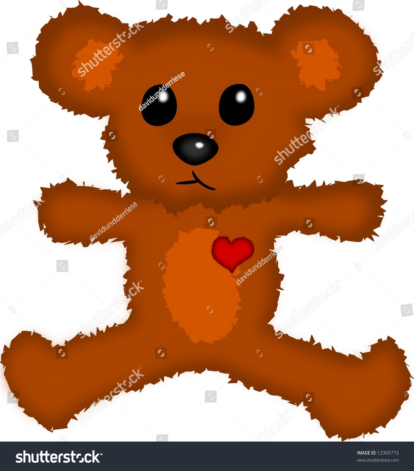Teddy Bear Jpeg Version Stock Illustration 12305773 | Shutterstock
