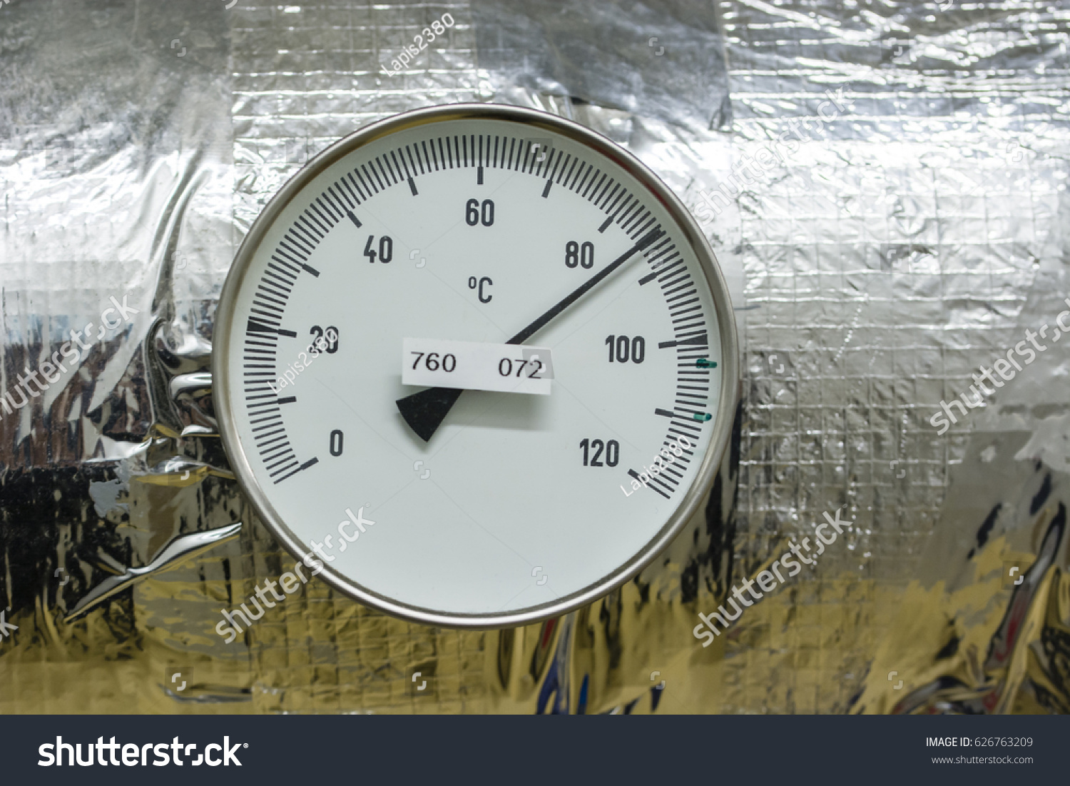 Temperature Indicator Circular Circular Stock Photo (Edit Now) 626763209