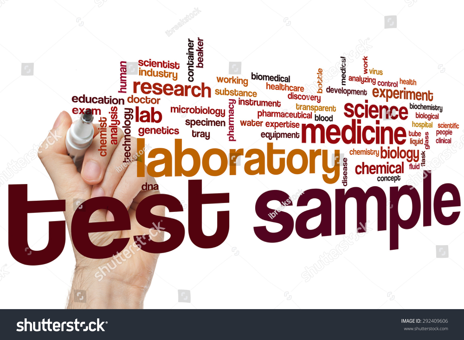 Test Sample Word Cloud Concept Stock Photo 292409606 | Shutterstock