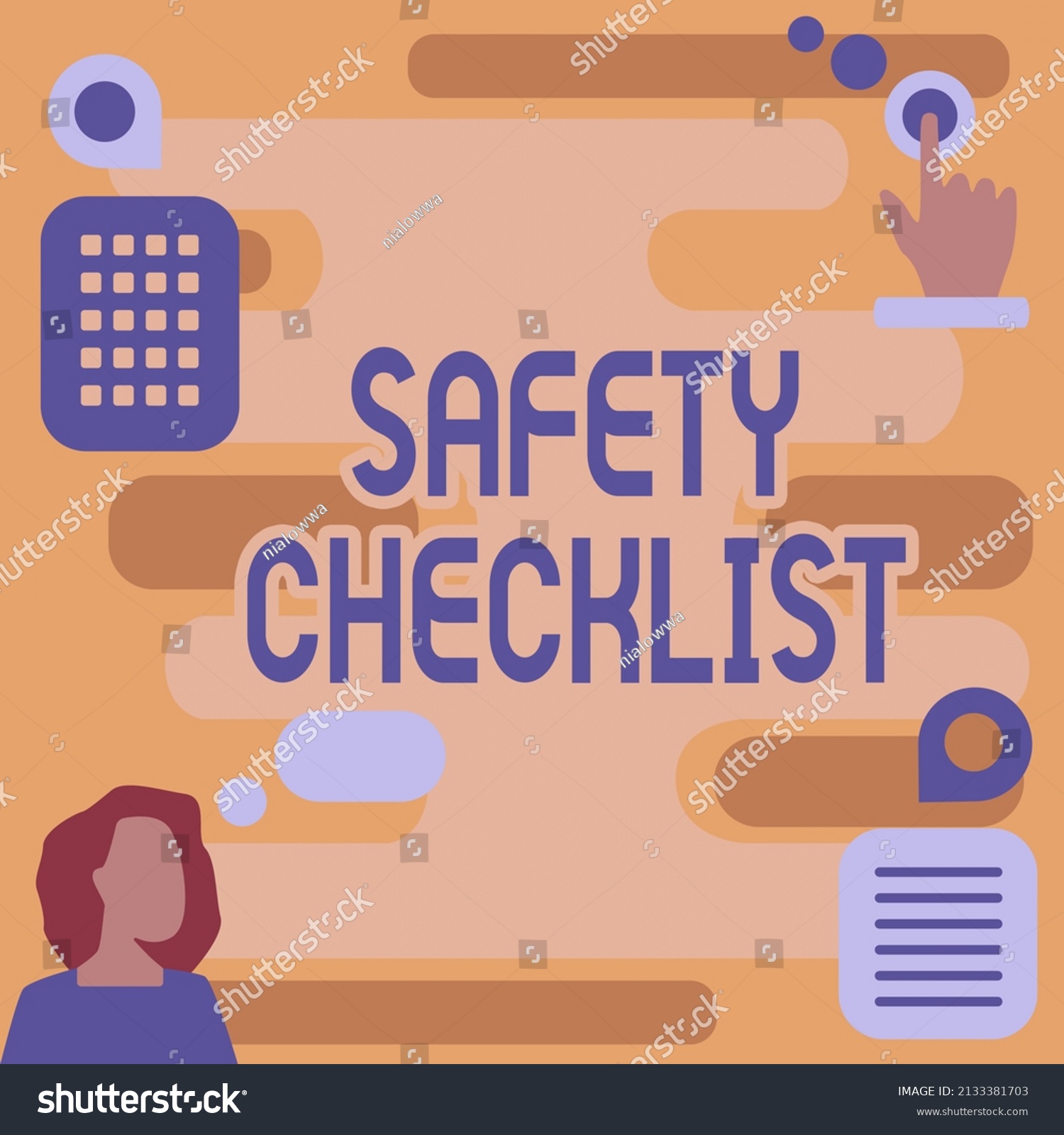Text Caption Presenting Safety Checklist Business Stock Illustration ... Text Caption Presenting Safety Checklist Business Stock Illustration ...