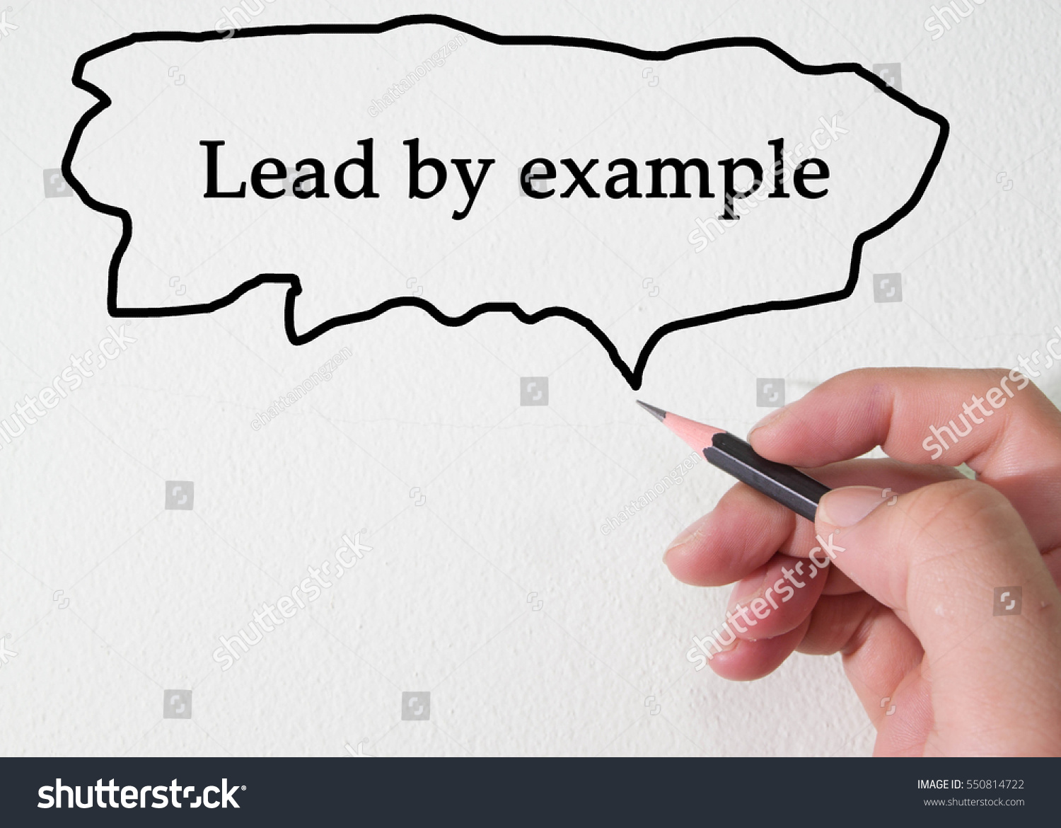 Text Lead By Example Concept Stock Photo 550814722 | Shutterstock