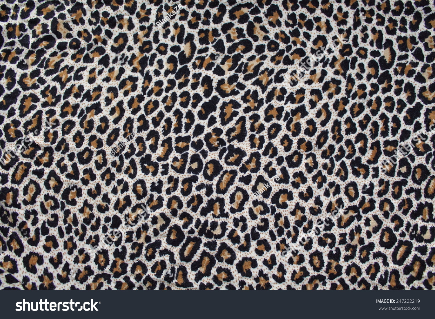 Textiles Leopard Stock Photo (Edit Now) 247222219