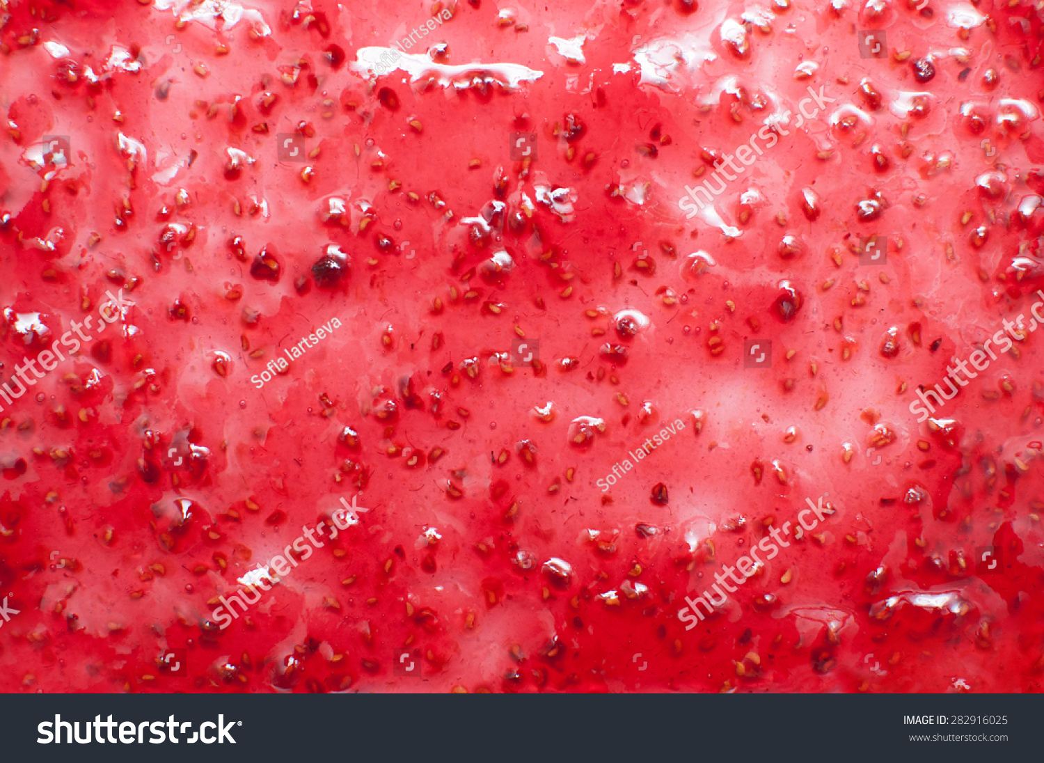 Texture Raspberry Jam Food Theme Background Stock Photo 282916025 ...