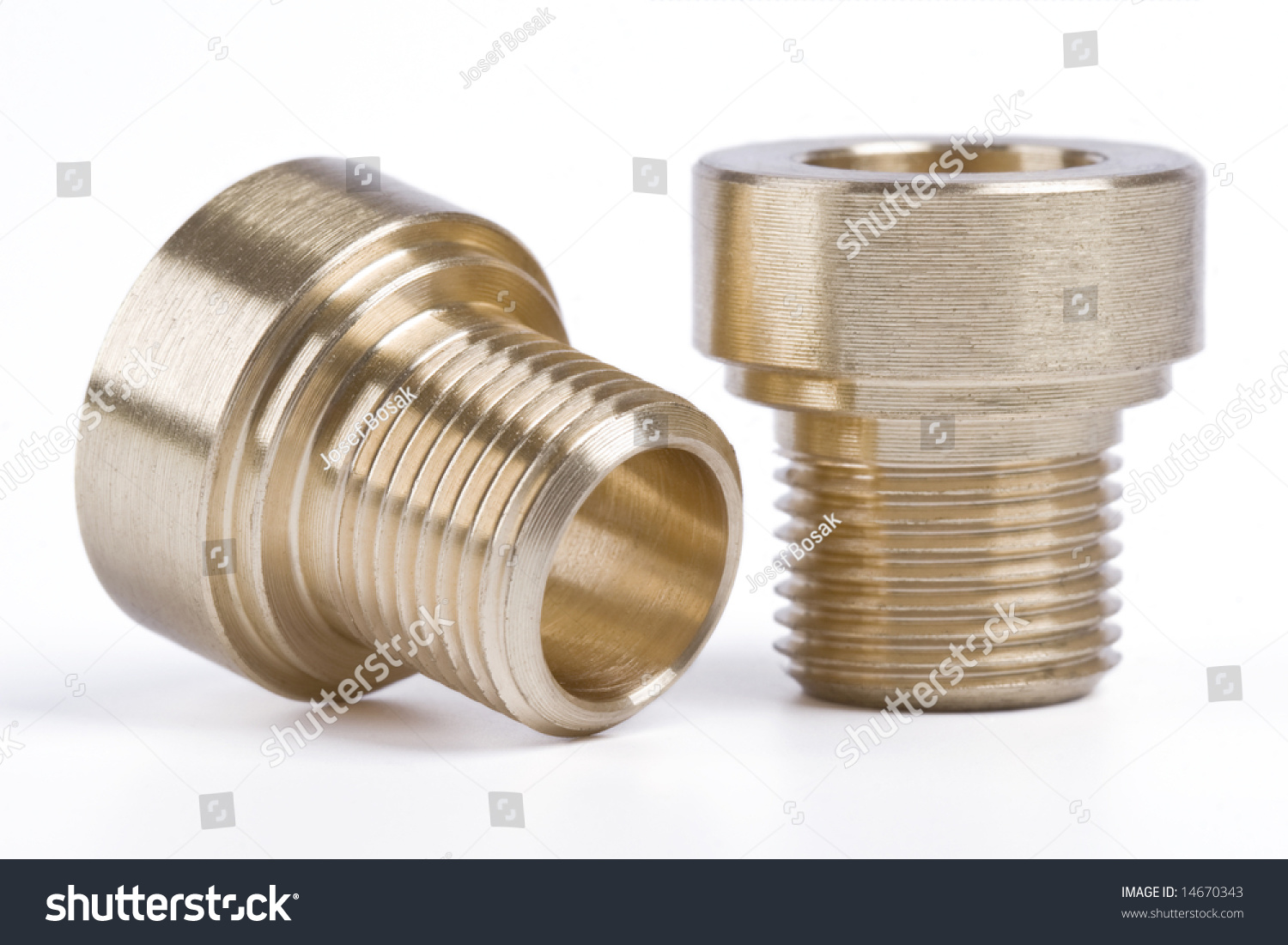 Threaded Pipe Fitting Stock Photo 14670343 : Shutterstock