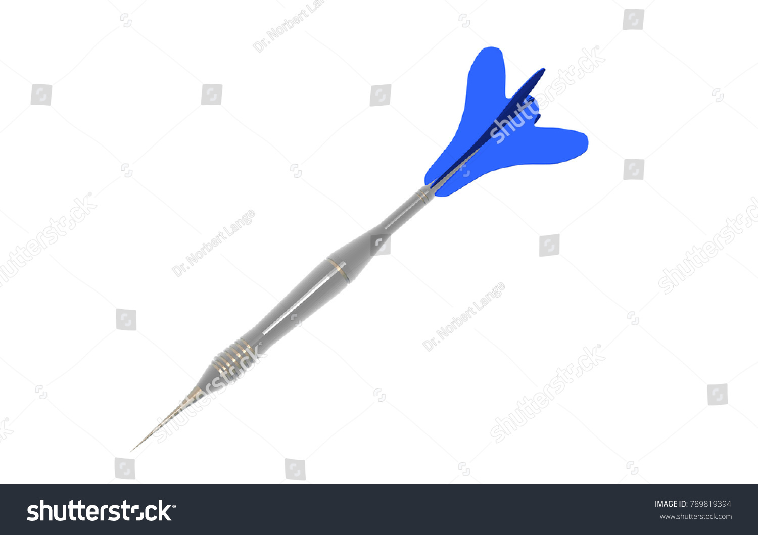 Throwing Arrow 3d Rendering Stock Illustration 789819394