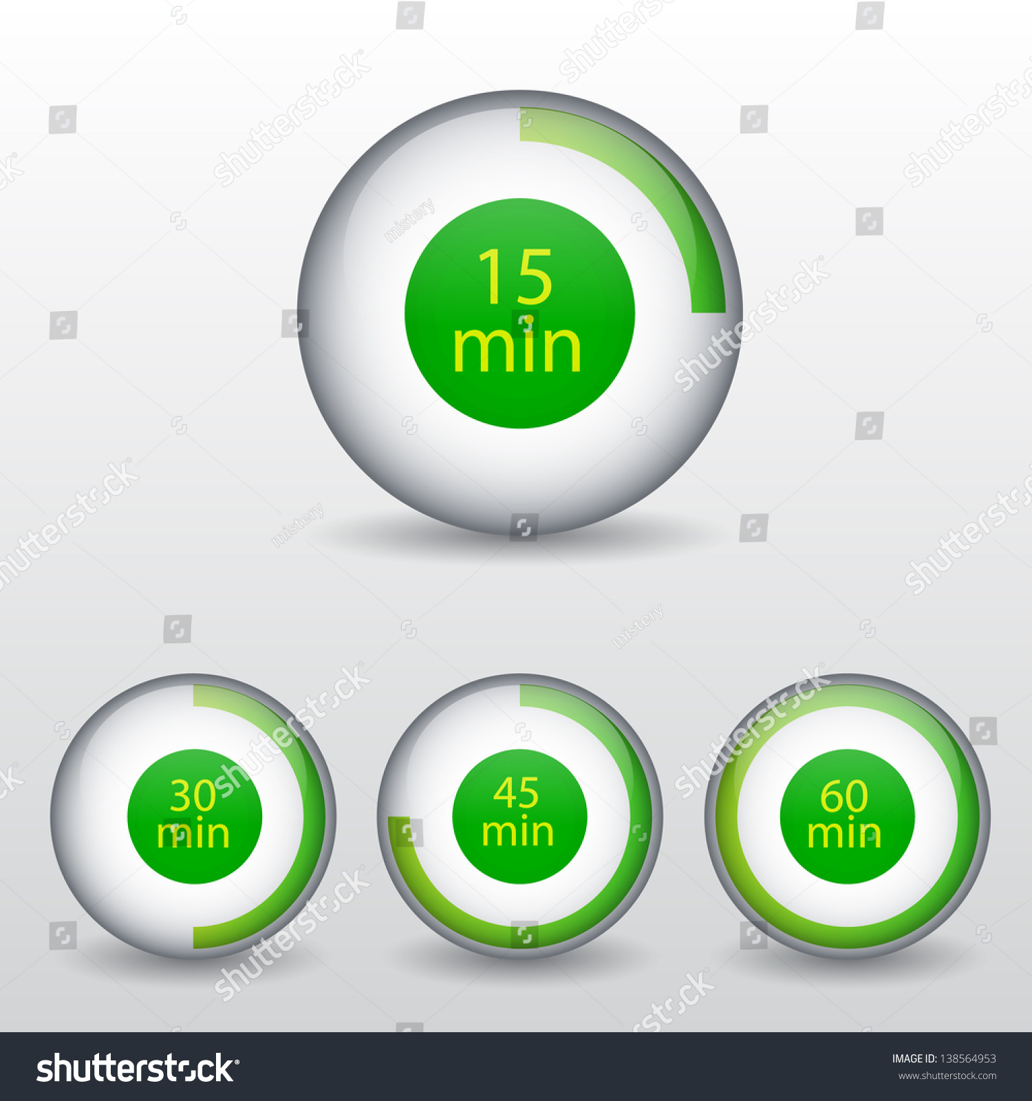 Time Clock Raster Version Loaded Vector: ภาพประกอบสต็อก 138564953 ...