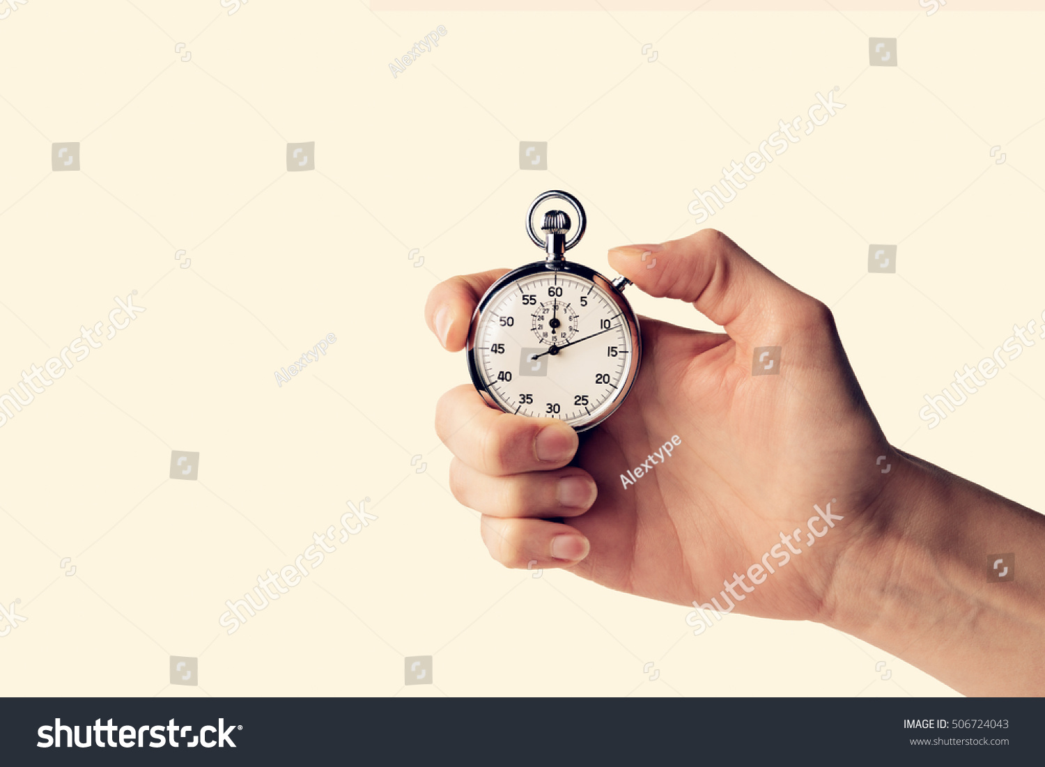 Timer Held Hand Stock Photo 506724043 | Shutterstock
