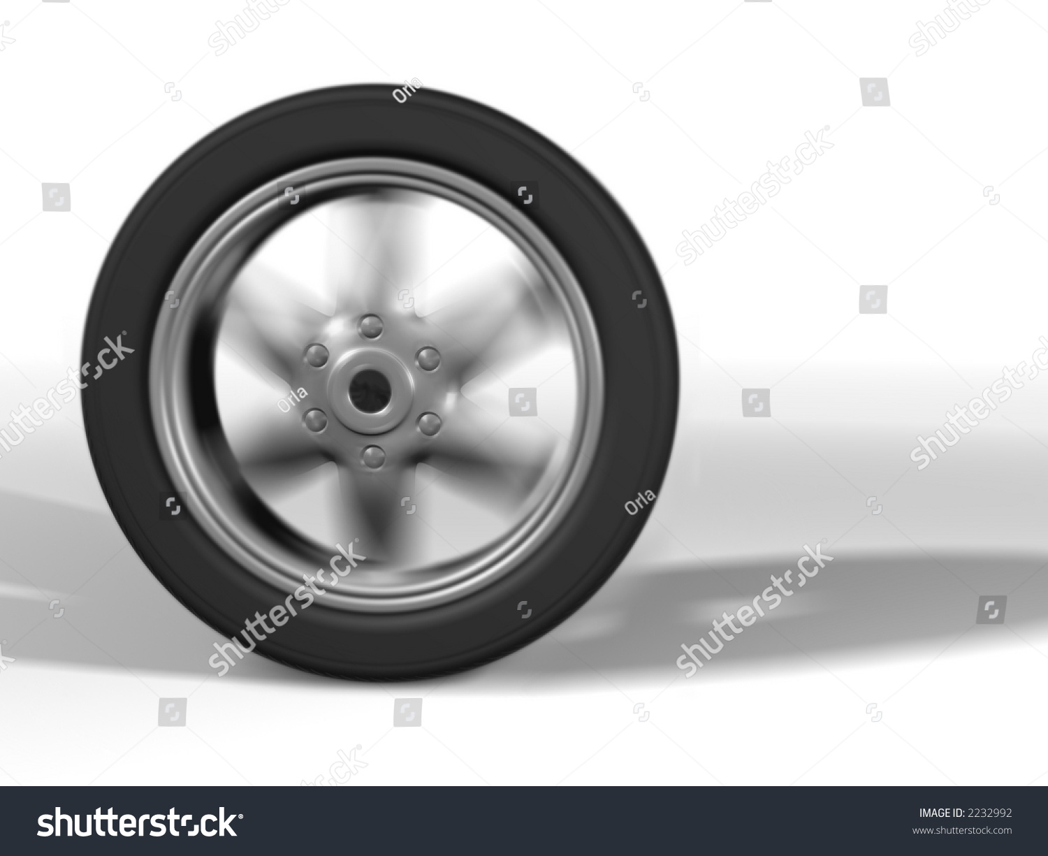 Tire Motion Effect 3d Render Stock Illustration 2232992 | Shutterstock