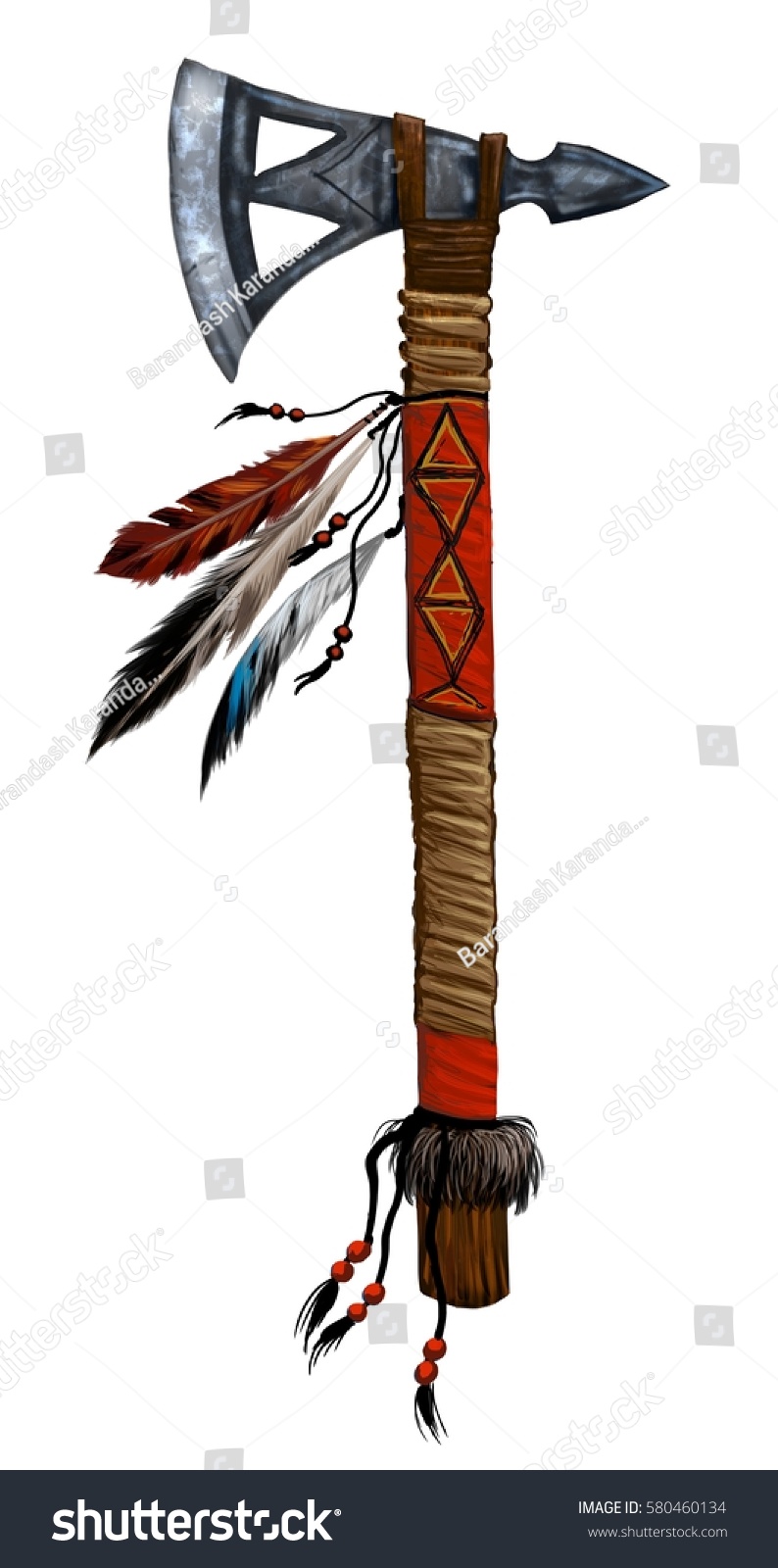 Tomahawk Military Weapons Indians North Americanative Stock
