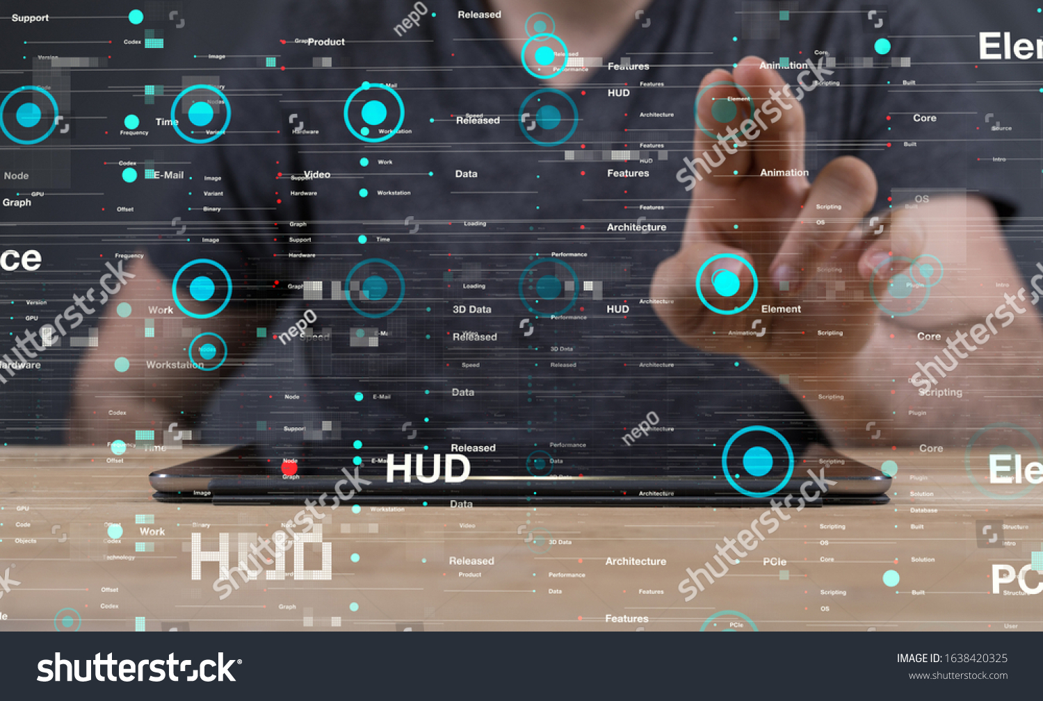 Touch Screen Technology Future Modern Touch Stock Photo 1638420325 ...