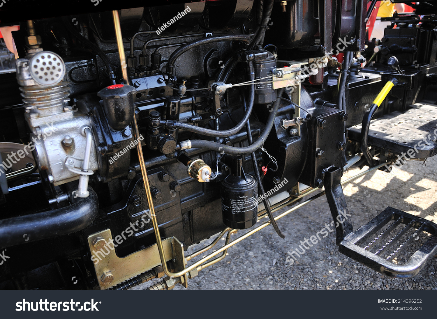 Tractor Engine Stock Photo 214396252 : Shutterstock