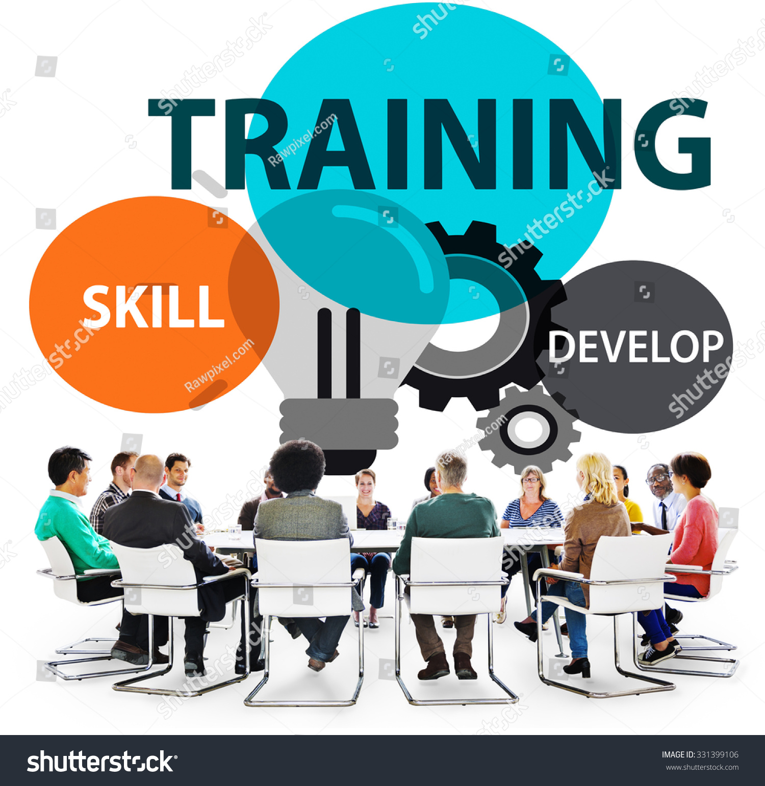Training Skill Develop Ability Expertise Concept Stock Photo 331399106 ...