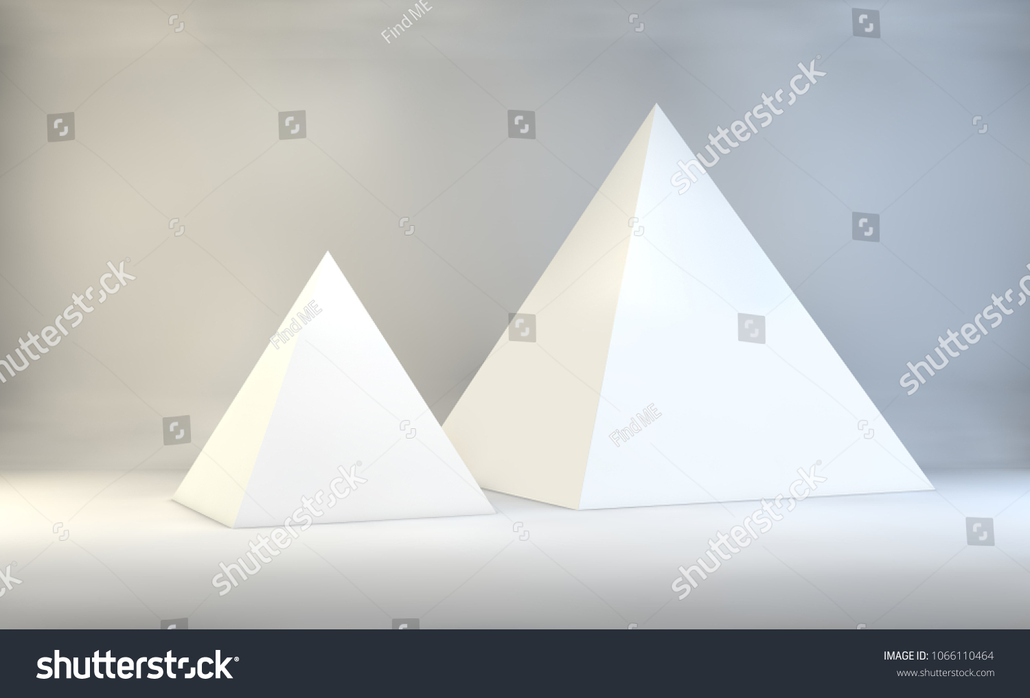 Triangle Pyramid Object Stock Photo 1066110464 | Shutterstock