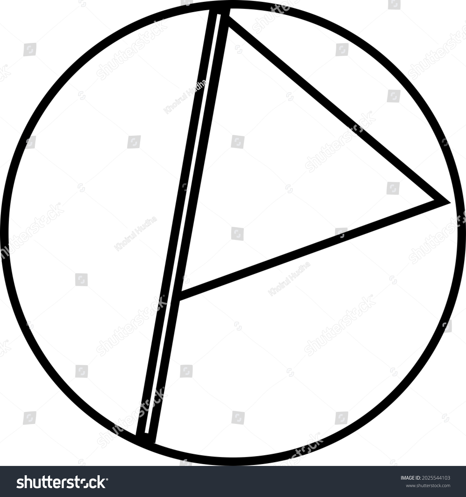 Triangular Plain White Flag Icon Stock Illustration 2025544103 ...