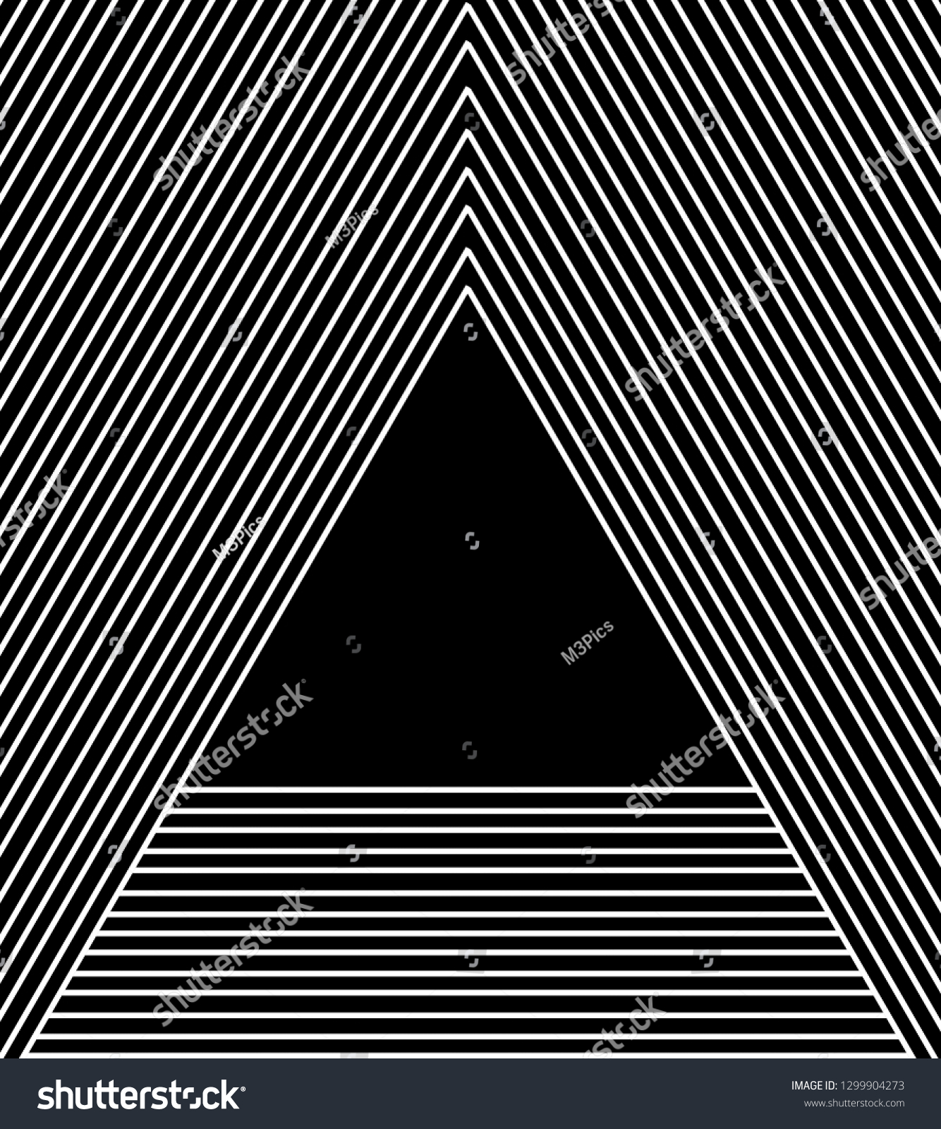 Triangular Stripes Background Stock Illustration 1299904273 | Shutterstock