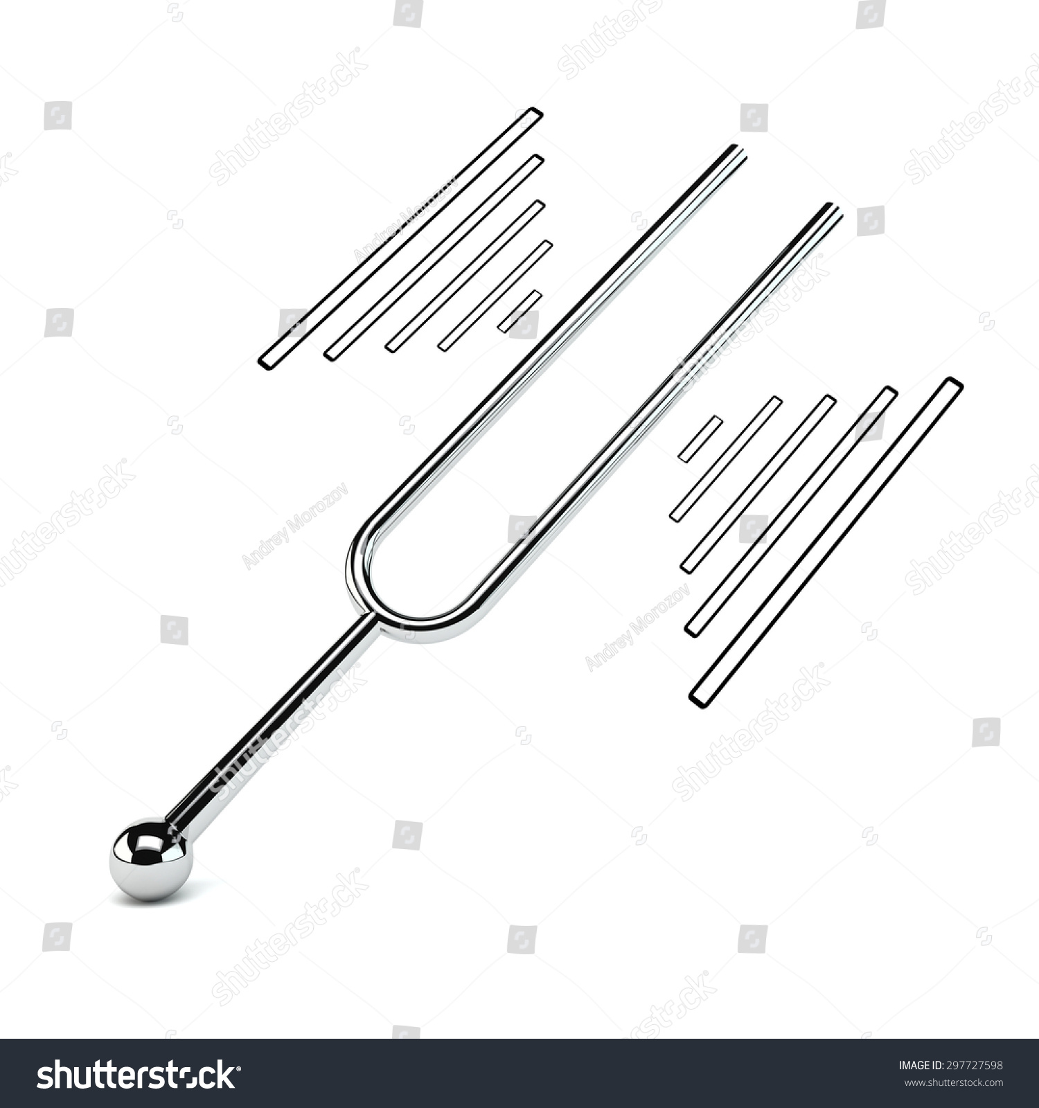 Tuning Fork Stock Illustration 297727598 | Shutterstock