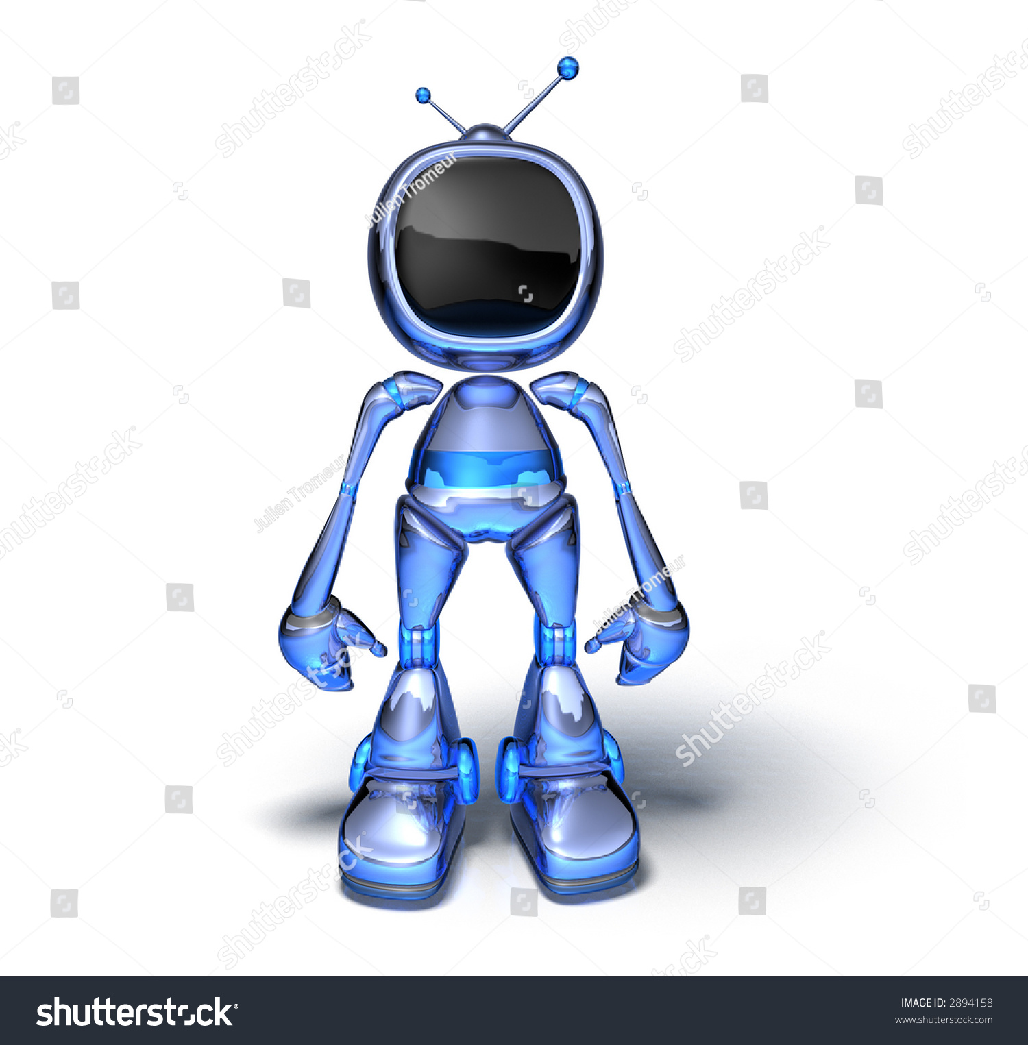 Tv Robot Stock Illustration 2894158 | Shutterstock