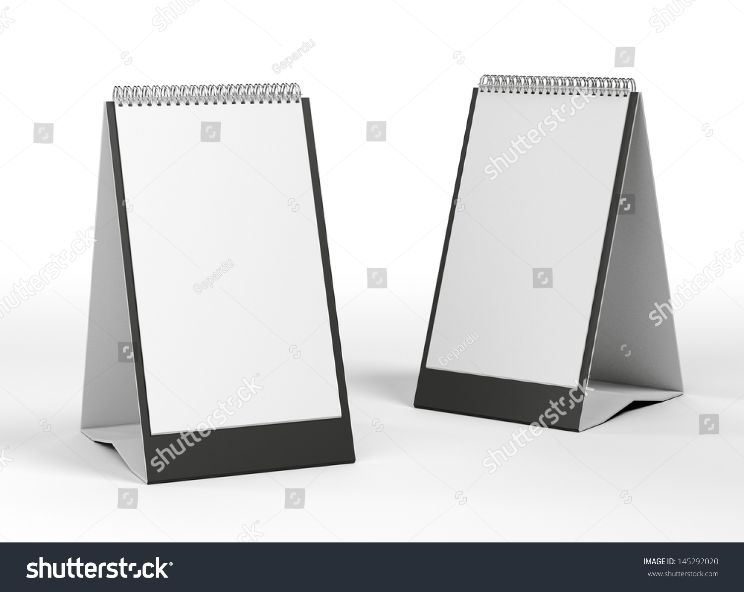 Two Calendars Template Render Stock Illustration 145292020 | Shutterstock