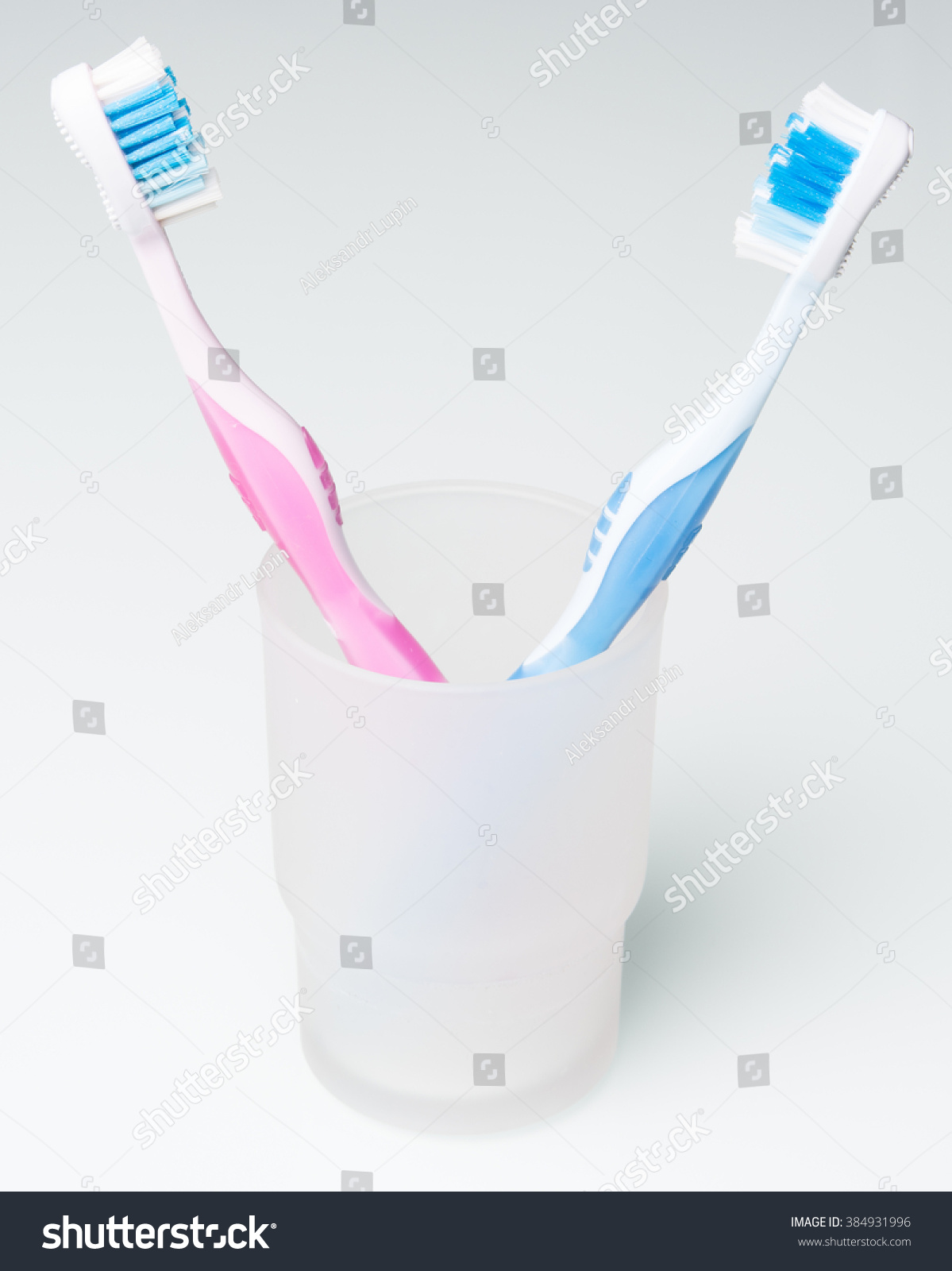 Two Toothbrushes Glass Beaker Stock Photo 384931996 | Shutterstock Two Toothbrushes Glass Beaker Stock Photo 384931996 | Shutterstock