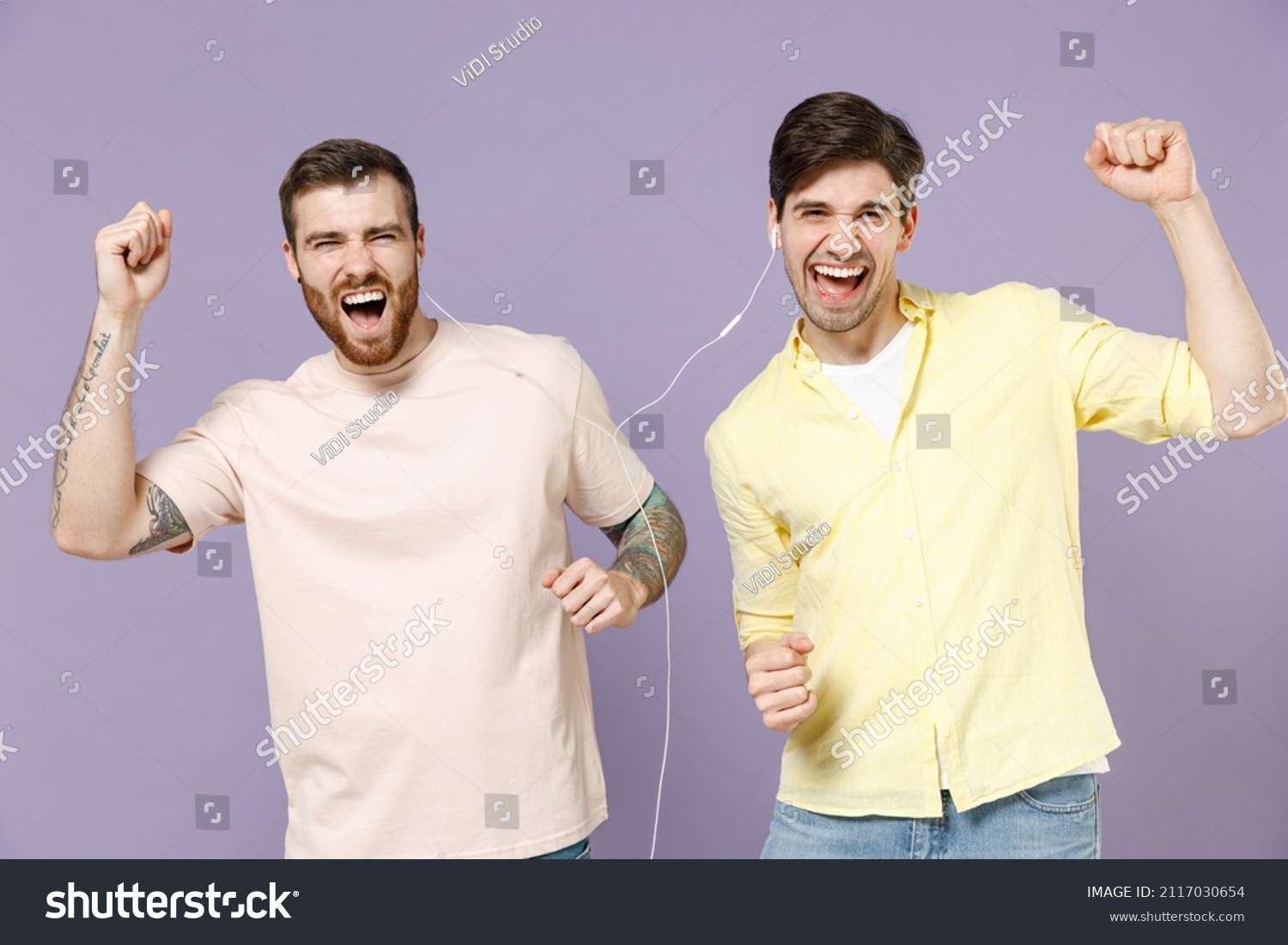 Two Young Happy Men Friends Together Stock Photo 2117030654 | Shutterstock Two Young Happy Men Friends Together Stock Photo 2117030654 | Shutterstock