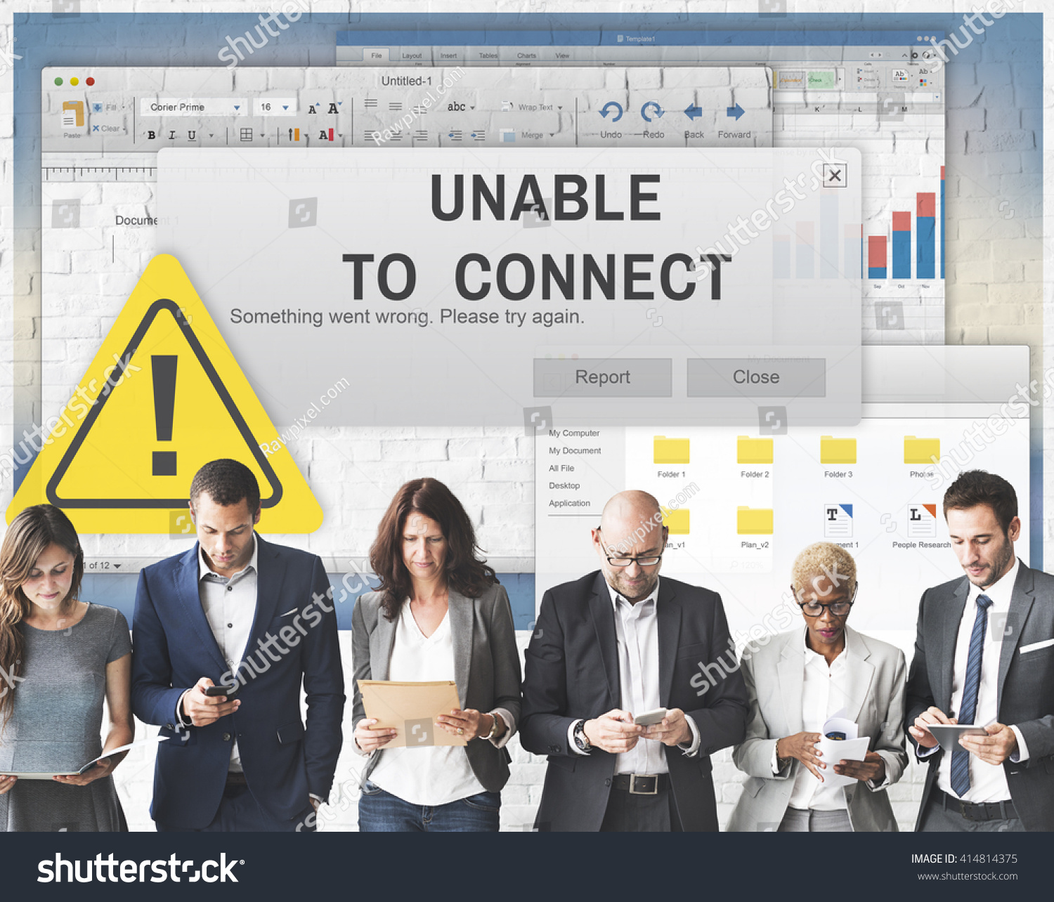 Unavailable Unable Connect Notification Concept Stock Photo (Edit Now ... Unavailable Unable Connect Notification Concept Stock Photo (Edit Now ...