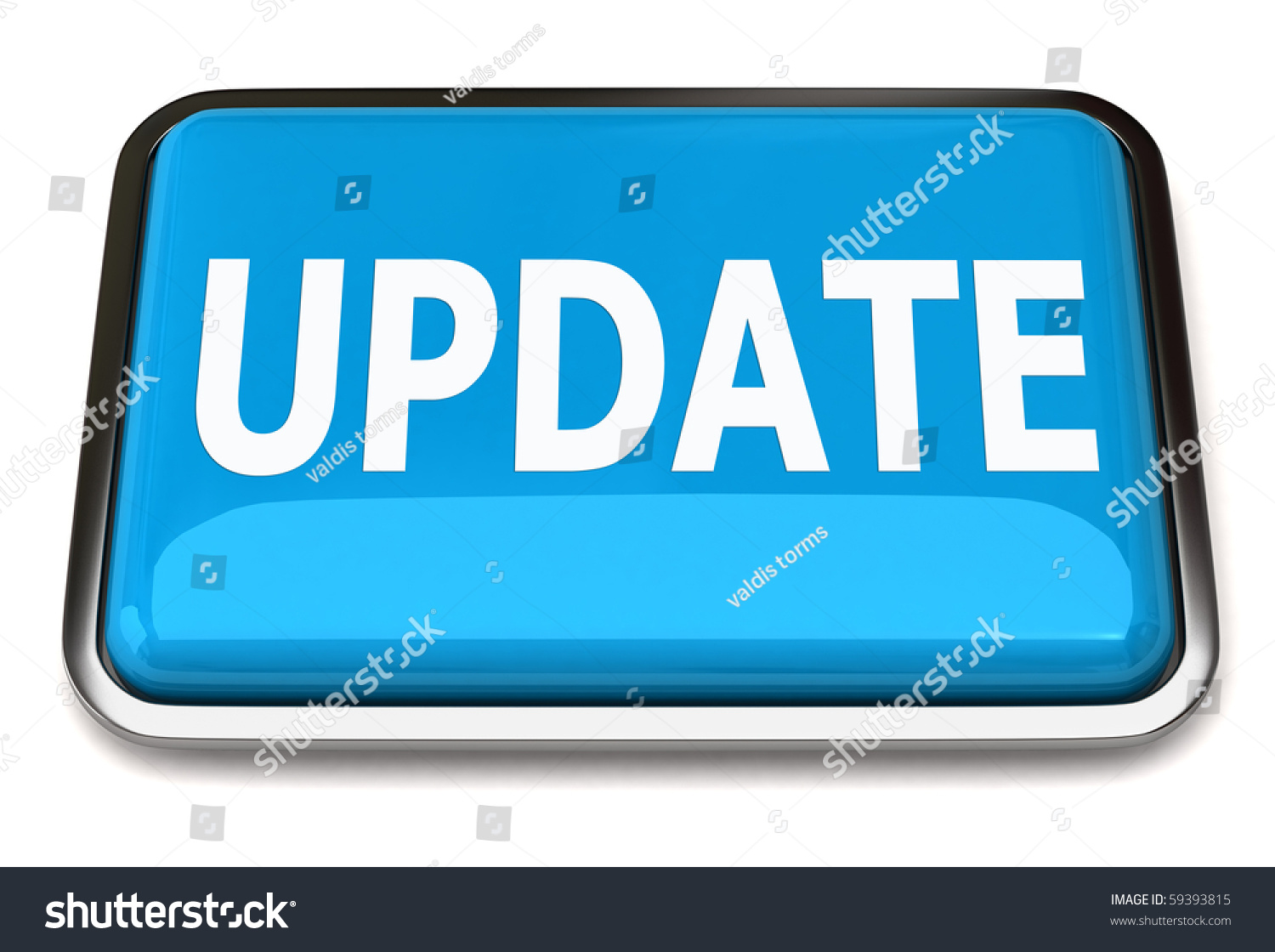 Update Button Stock Photo 59393815 : Shutterstock