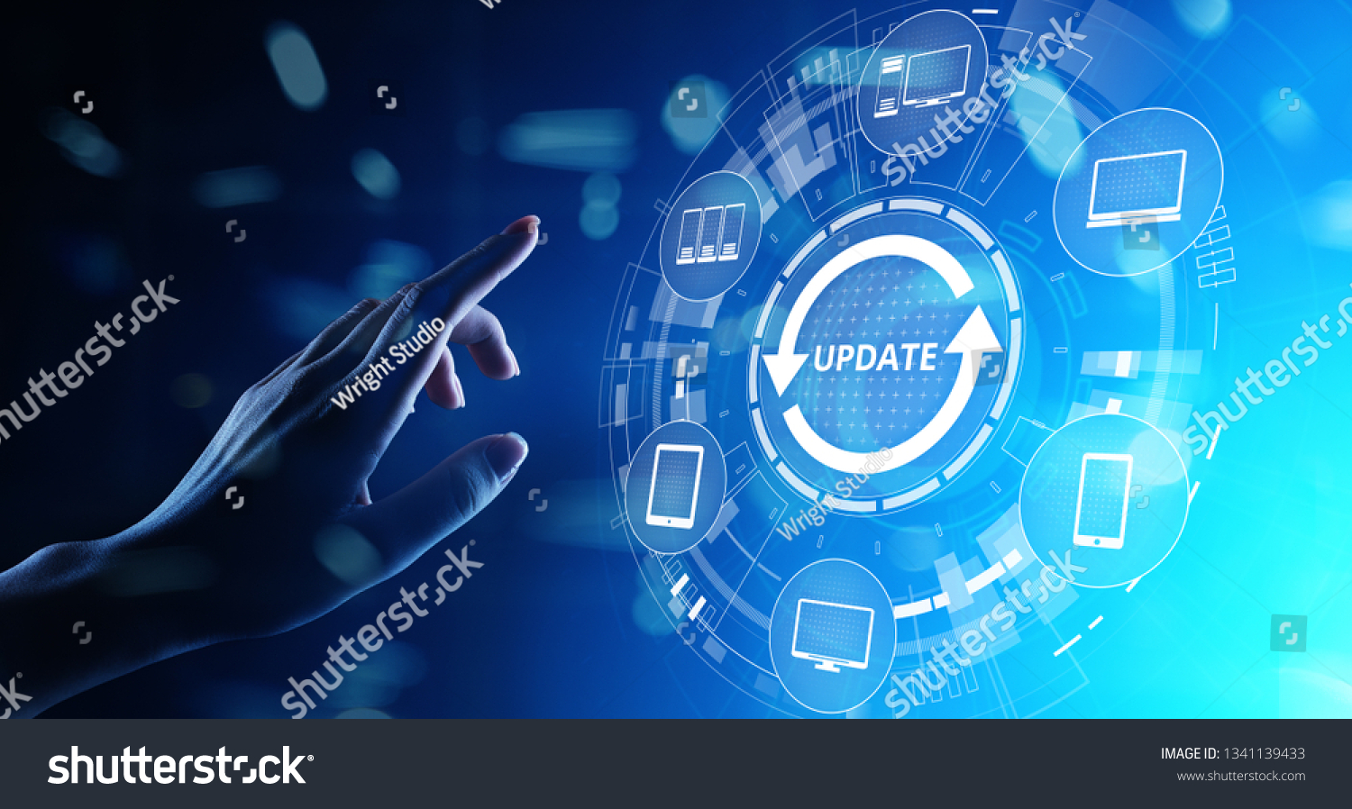 Update System Upgrade Software Version Technology Stock Photo (Edit Now ...