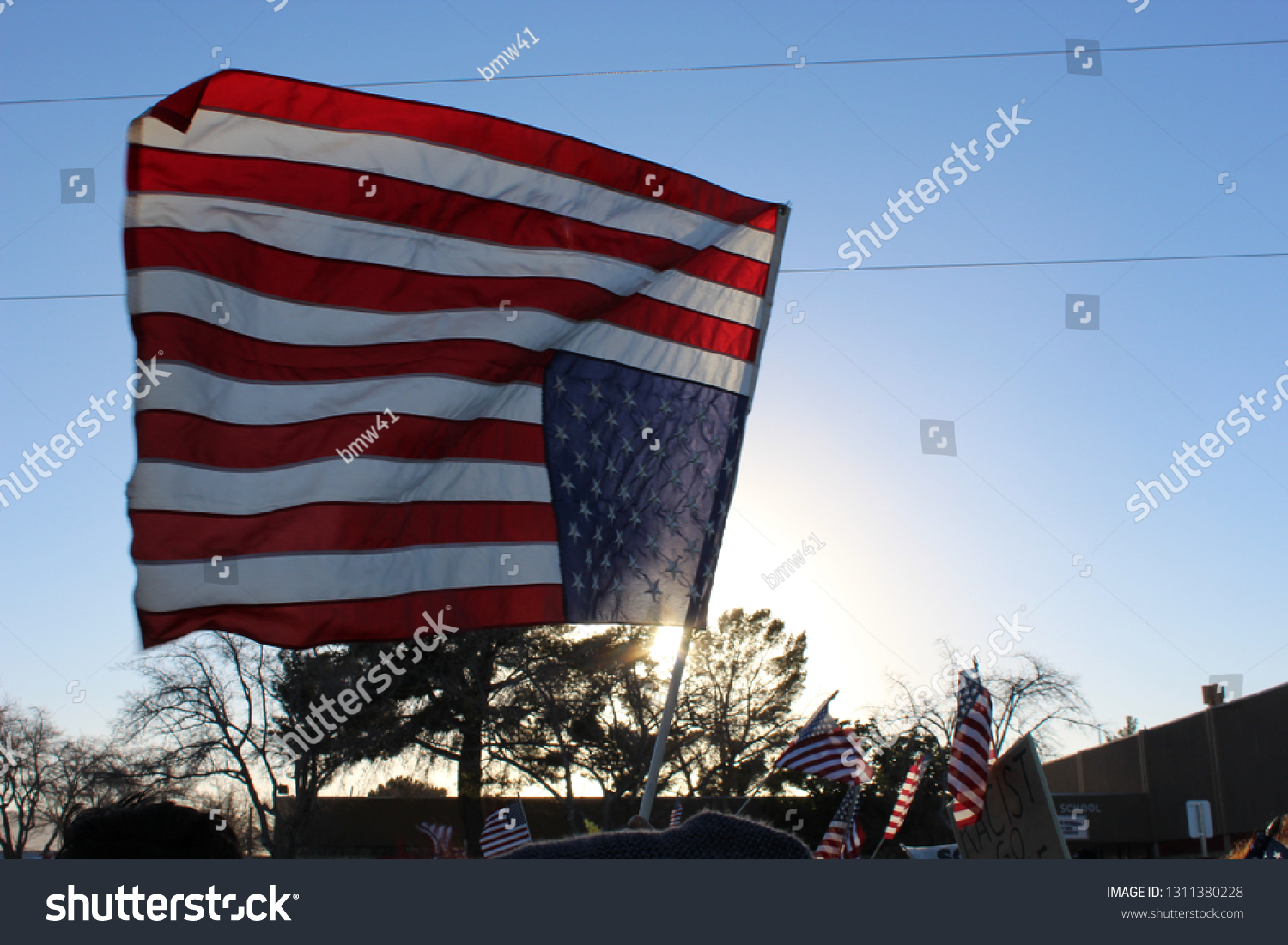Upside Down Flag Stock Photo (Edit Now) 1311380228