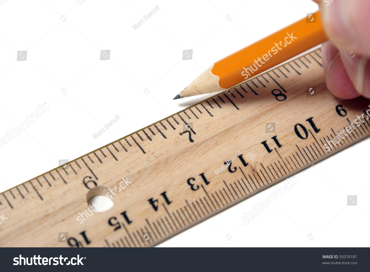 Using A Ruler Stock Photo 59376181 : Shutterstock