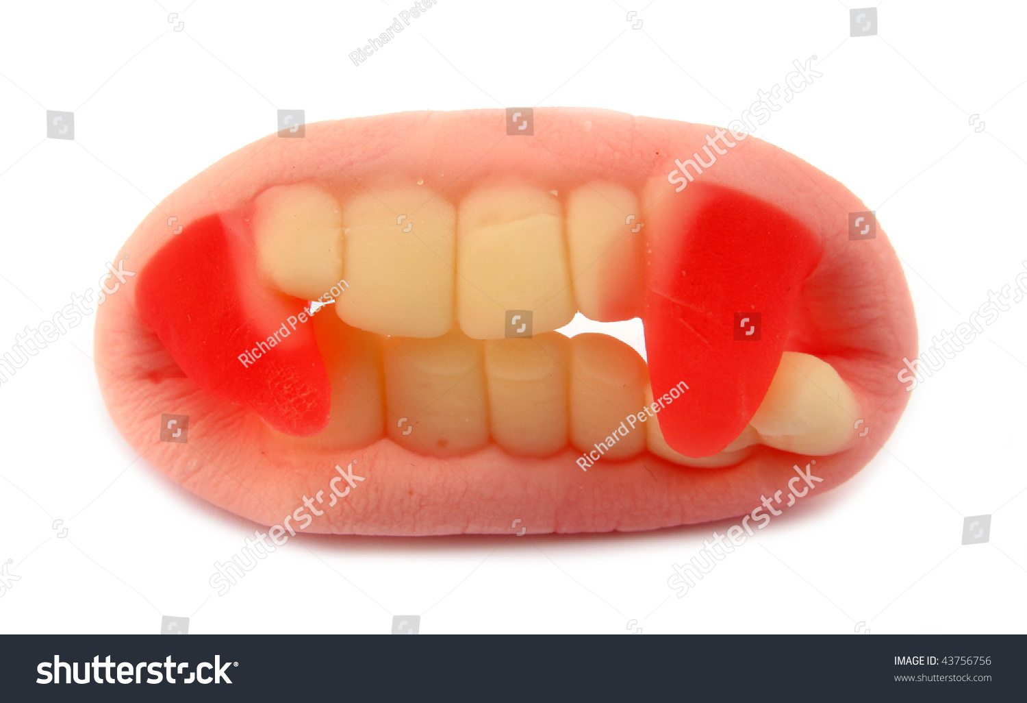 Vampire Teeth Candy Stock Photo (Edit Now) 43756756