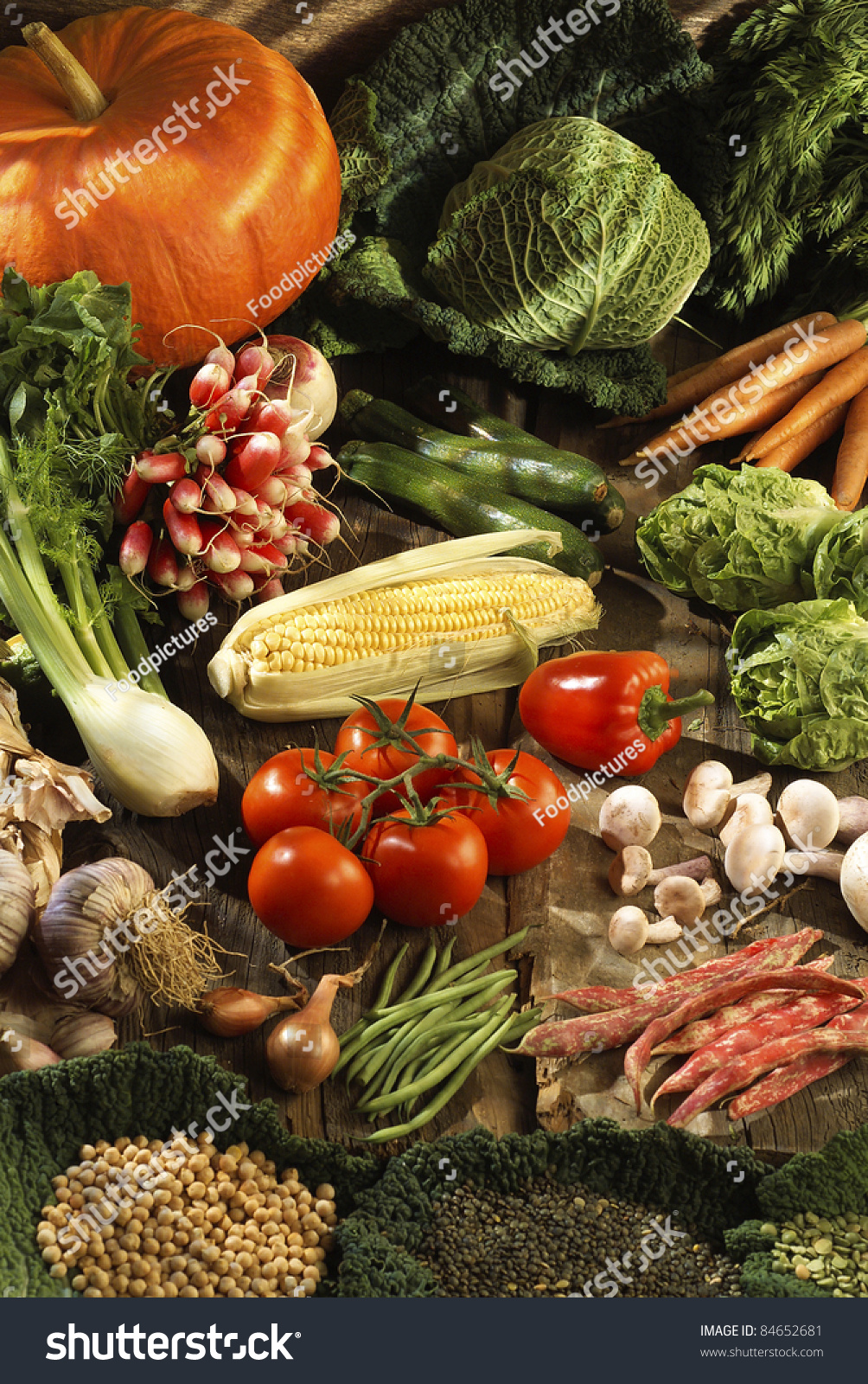 Vegetable Composition Stock Photo 84652681 - Shutterstock