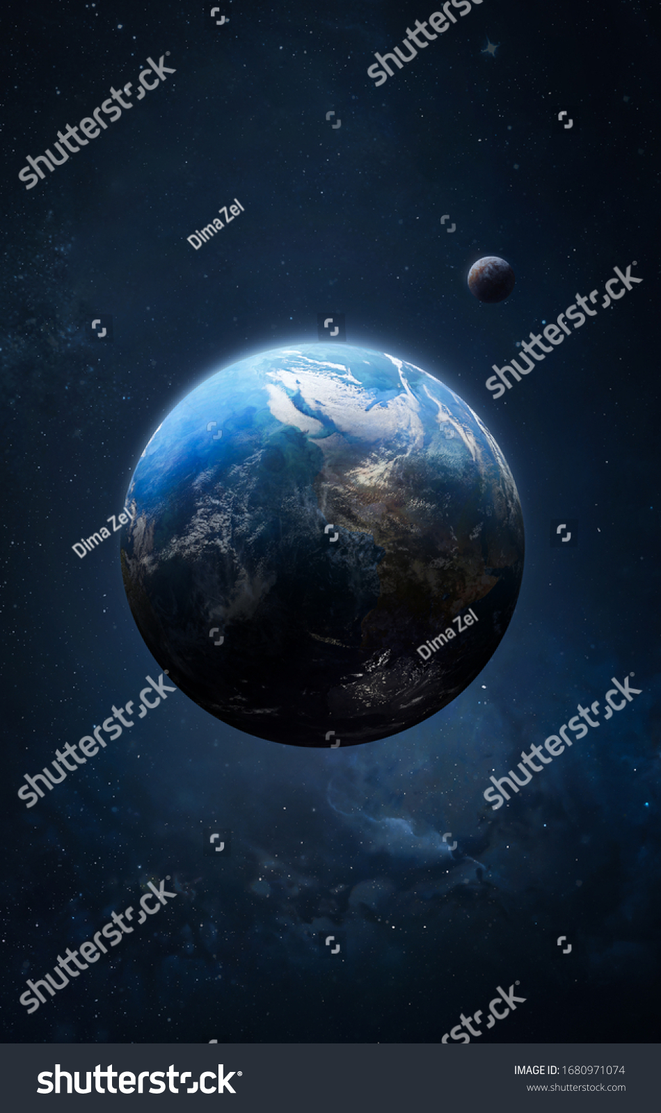 Vertical Wallpaper Planet Earth Moon Space Stock Photo (Edit Now ... Vertical Wallpaper Planet Earth Moon Space Stock Photo (Edit Now ...