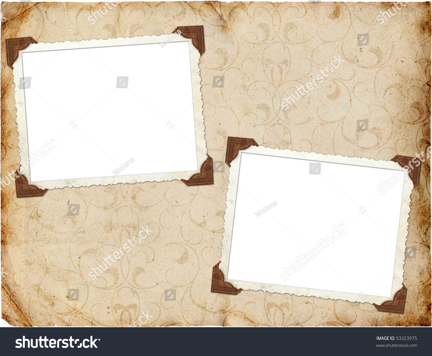 Vintage Background Frames Stock Illustration 53323975 | Shutterstock