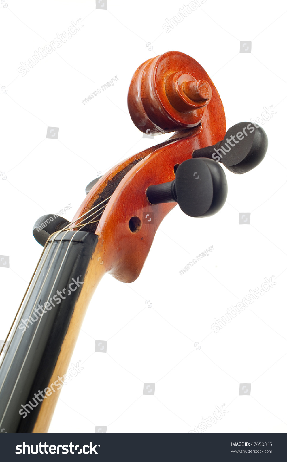Violin Scroll Stock Photo 47650345 - Shutterstock