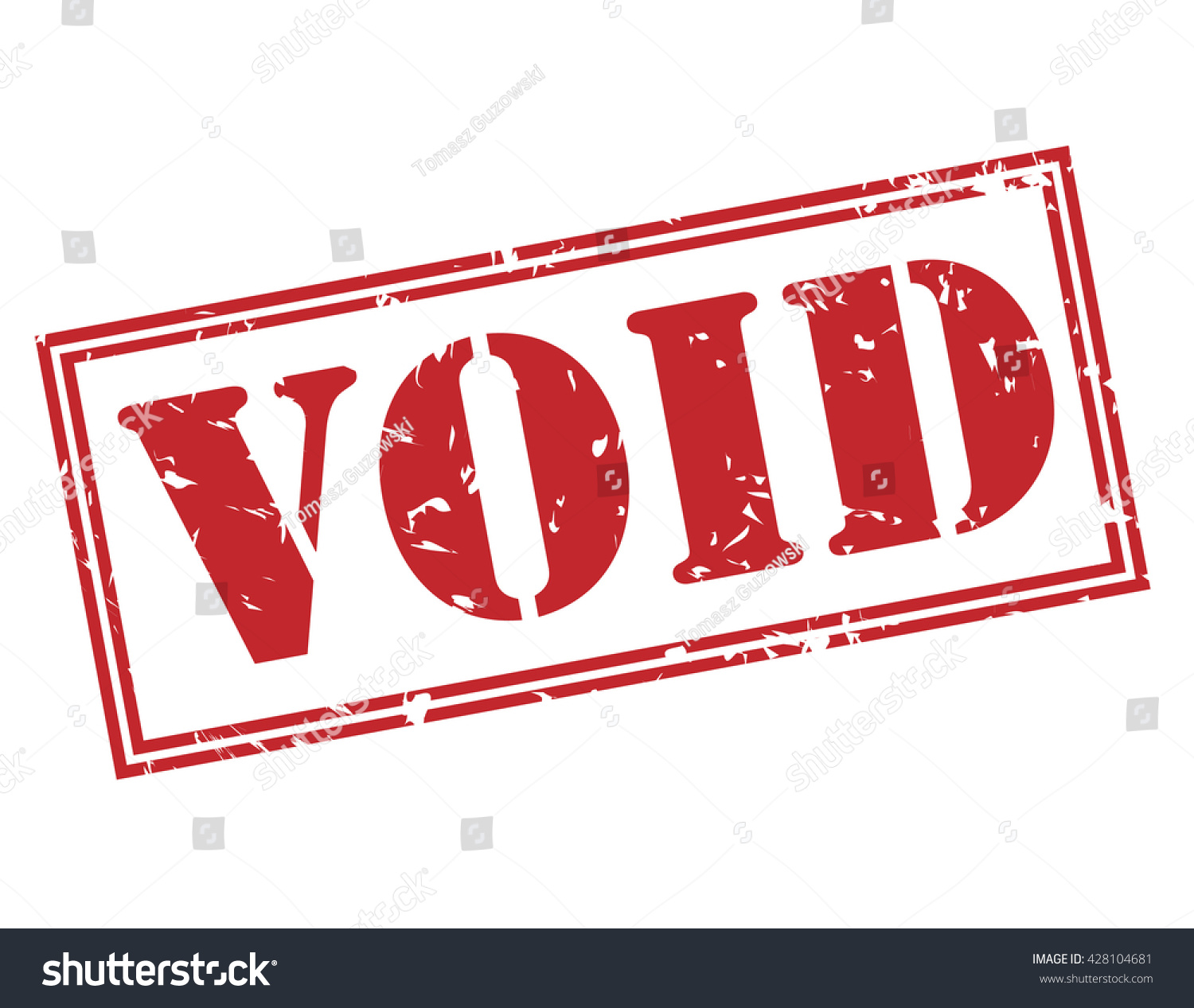 Void Stamp Stock Illustration 428104681 | Shutterstock