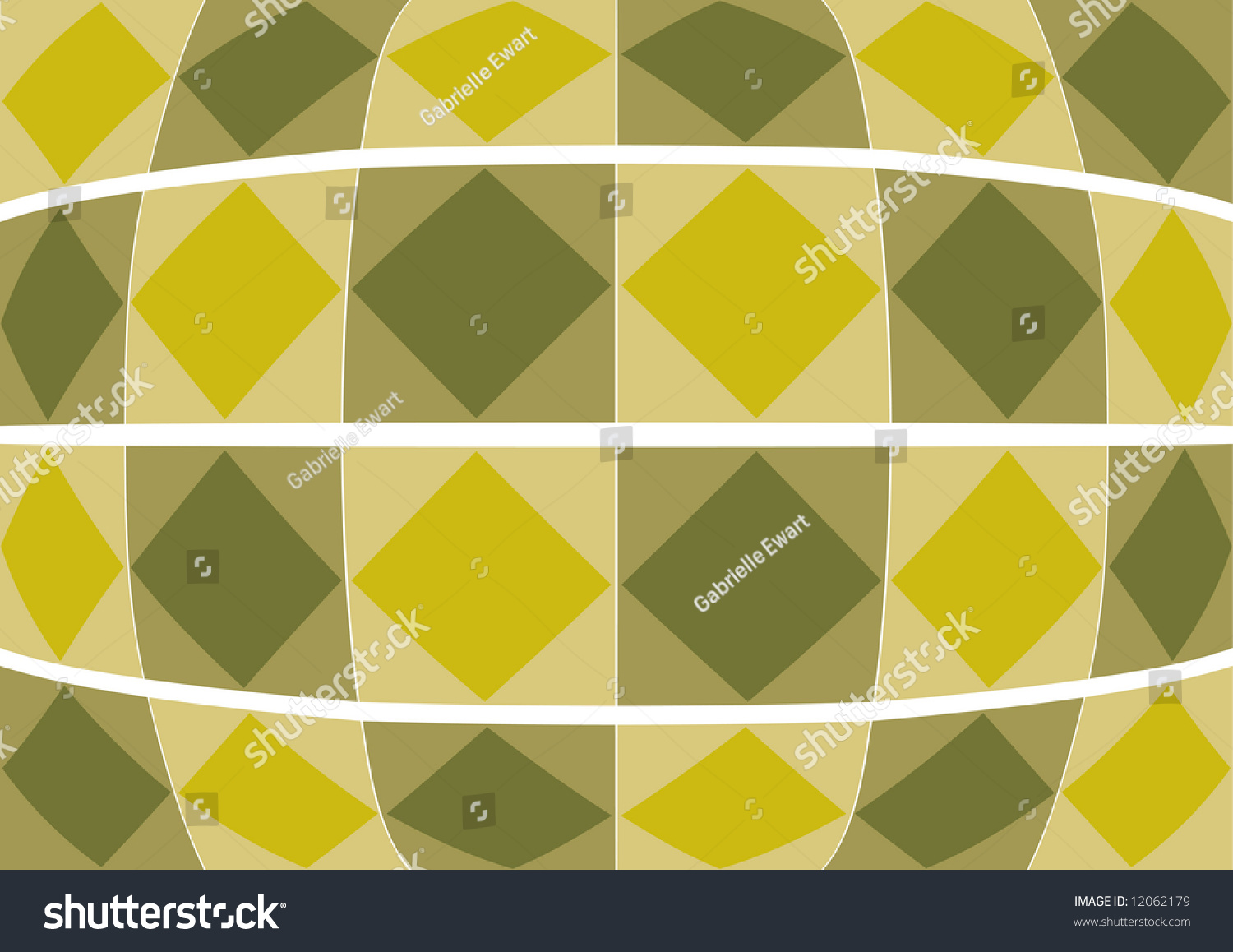 Warped Square Tiles Pattern Stock Illustration 12062179 | Shutterstock
