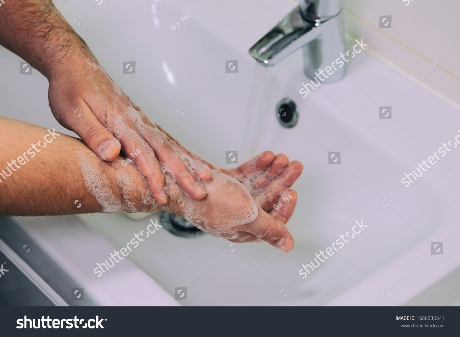 Washing Hands Rubbing Soap Man Corona Stock Photo 1686936541 | Shutterstock Washing Hands Rubbing Soap Man Corona Stock Photo 1686936541 | Shutterstock