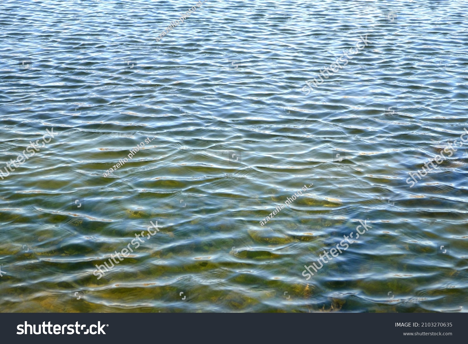 Water Background Tiny Waves Stock Photo 2103270635 | Shutterstock