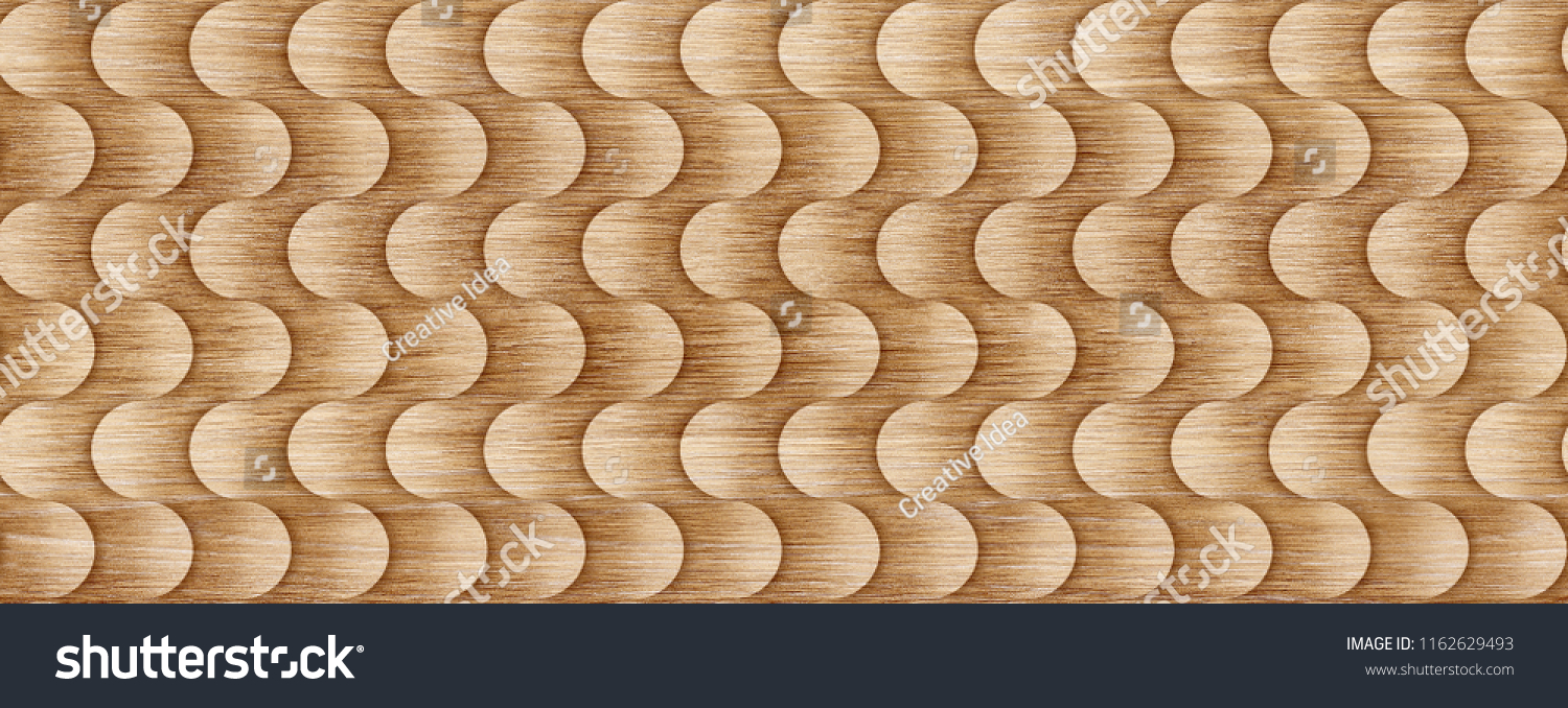 Wave Effect Marble Wall Design Pattern Stock Illustration 1162629493