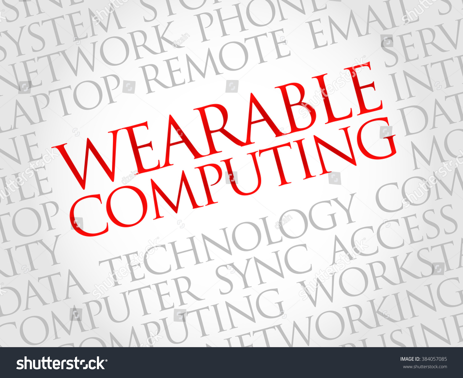 Wearable Computing Word Cloud Concept Stock Illustration 384057085 | Shutterstock
