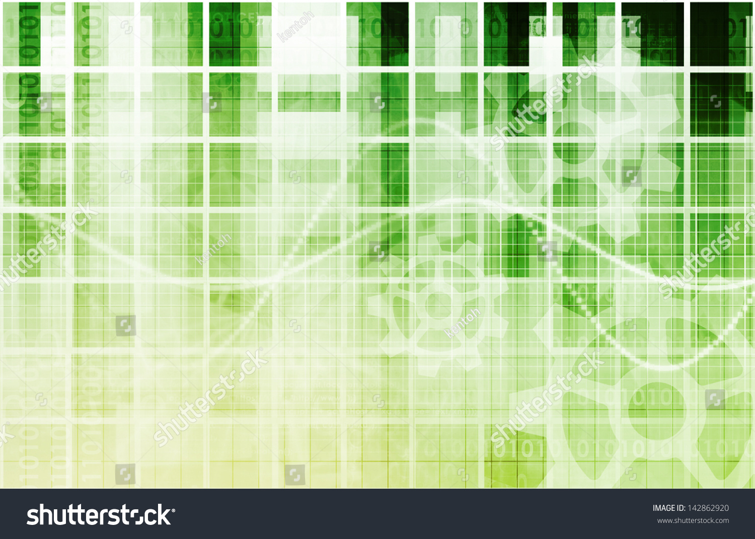 Web Application Database System 3d Background Stock Illustration ...