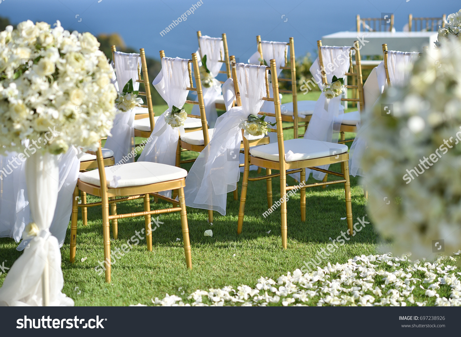 Wedding Setup Stock Photo 697238926 | Shutterstock