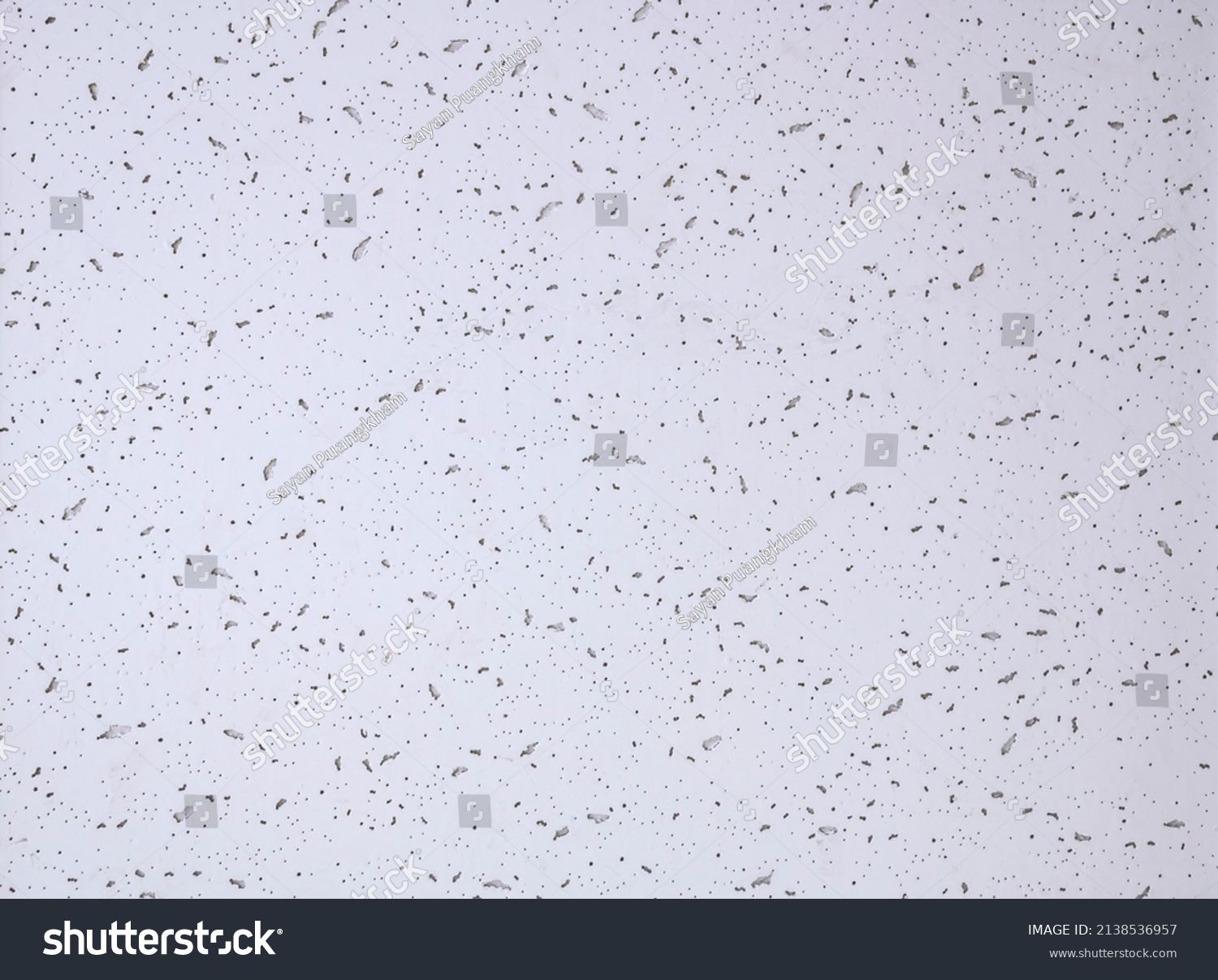 White Ceiling Texture Pattern Backgrounds Stock Photo 2138536957 ...