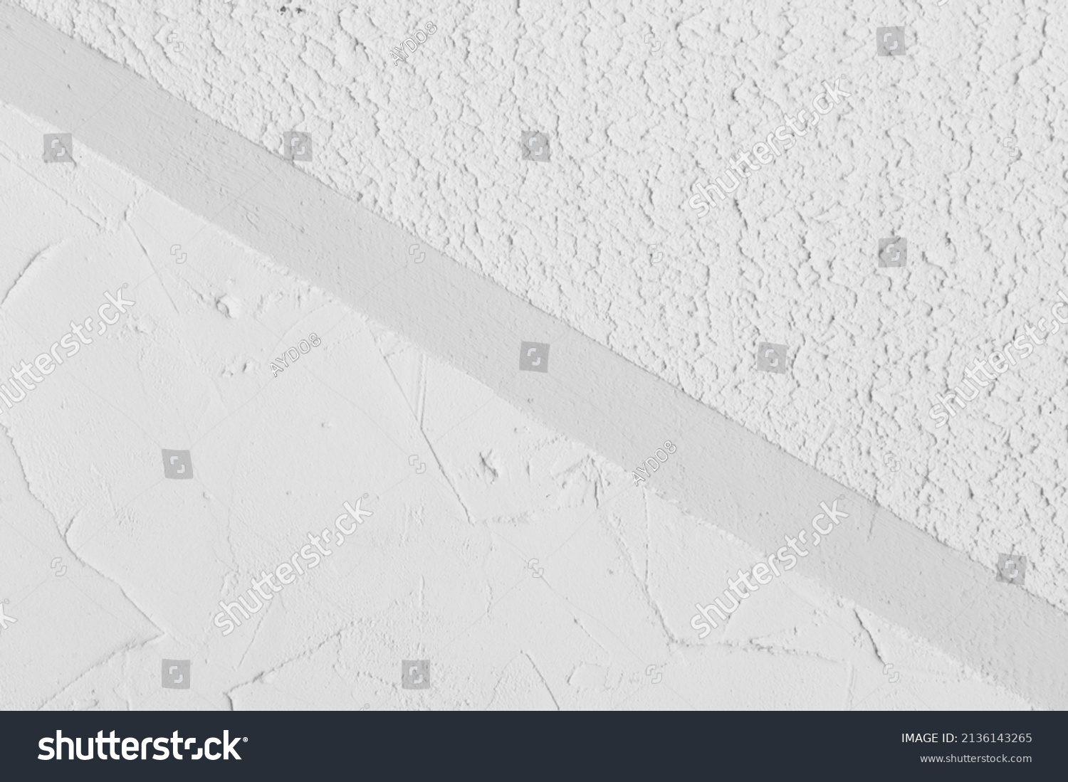 White Plaster Wall Texture Design Rough Stock Photo 2136143265 ...