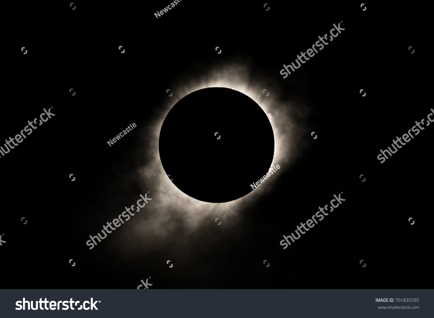 White Total Solar Eclipse Clouds Stock Photo 701835595 | Shutterstock