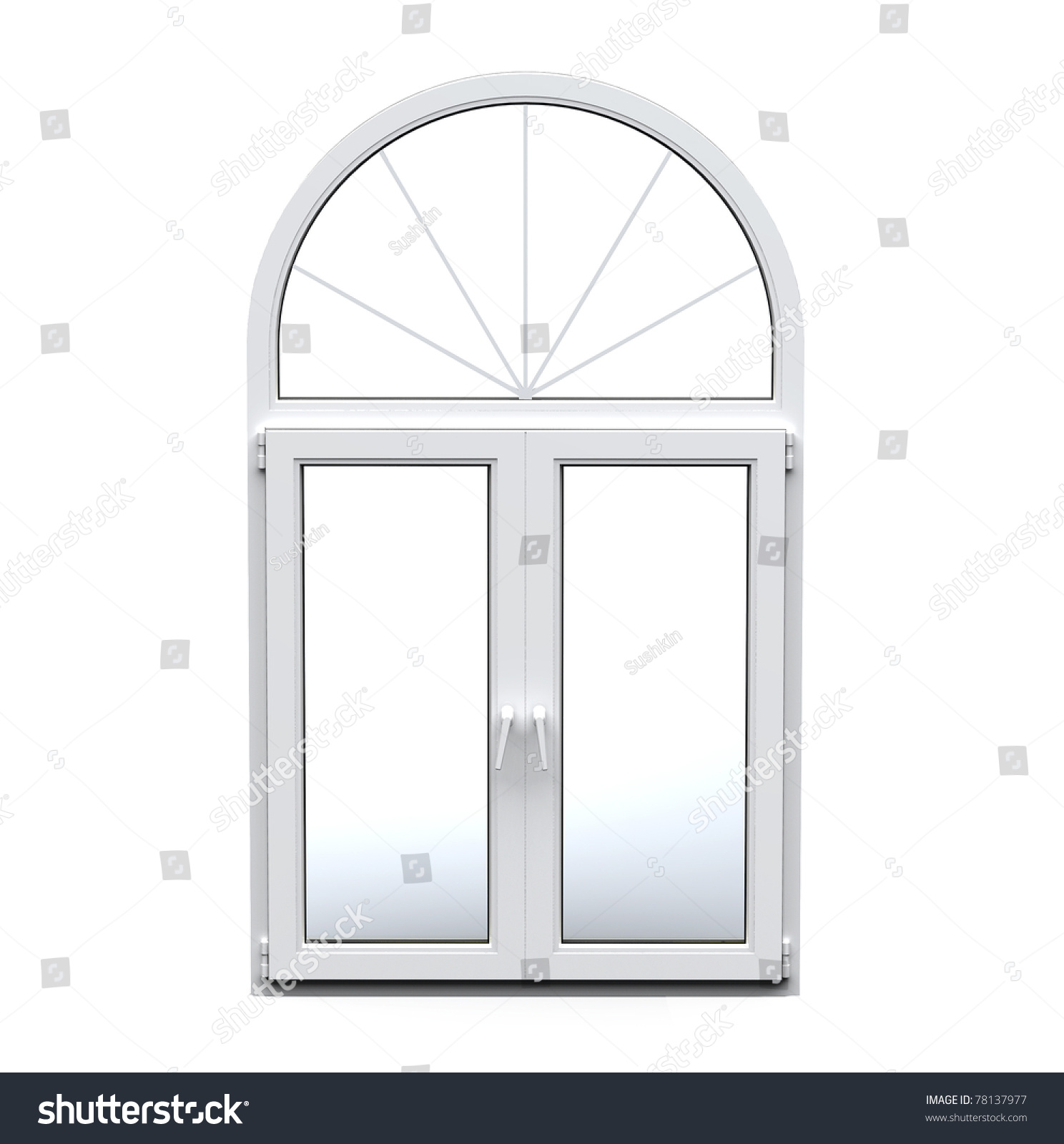 Window Arc 3d Stock Illustration 78137977 - Shutterstock