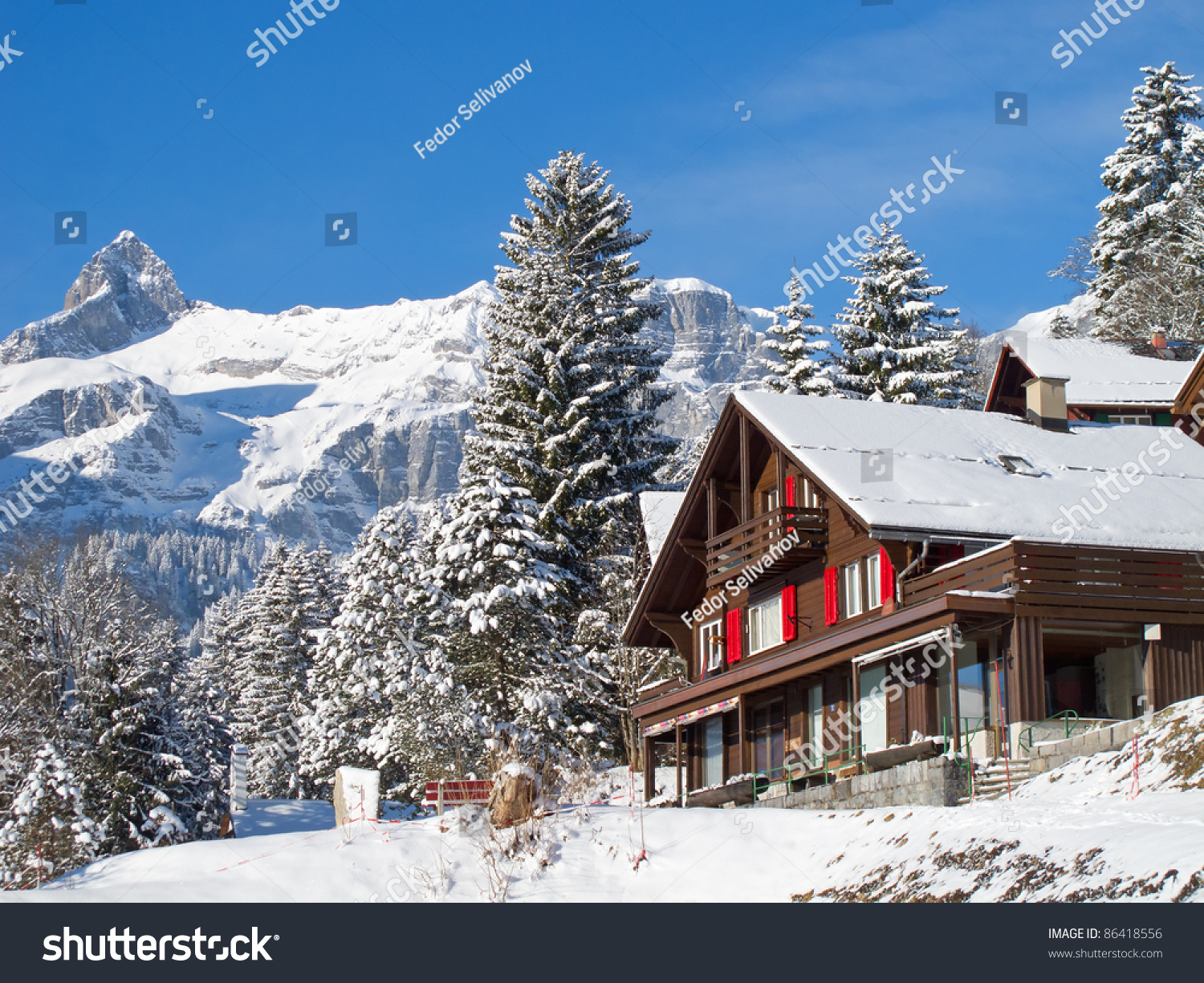 Winter In The Swiss Alps, Switzerland Stock Photo 86418556 : Shutterstock Winter In The Swiss Alps, Switzerland Stock Photo 86418556 : Shutterstock