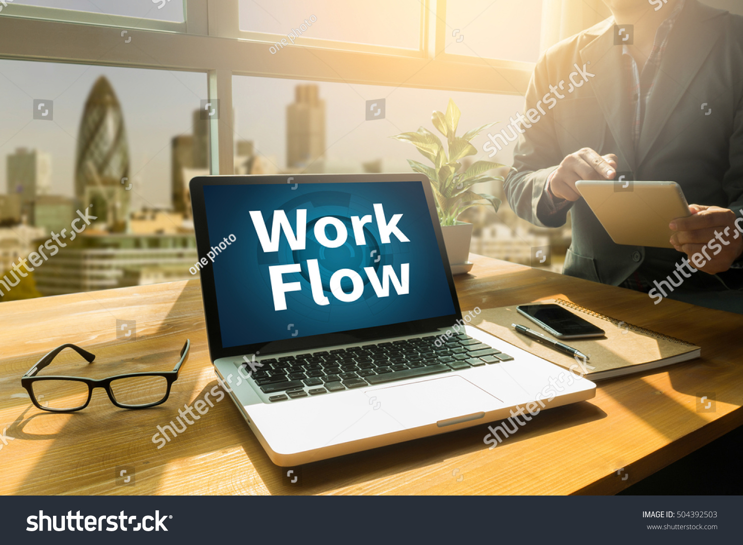 Work Flow Working Work Step Planning 스톡 사진 504392503 | Shutterstock
