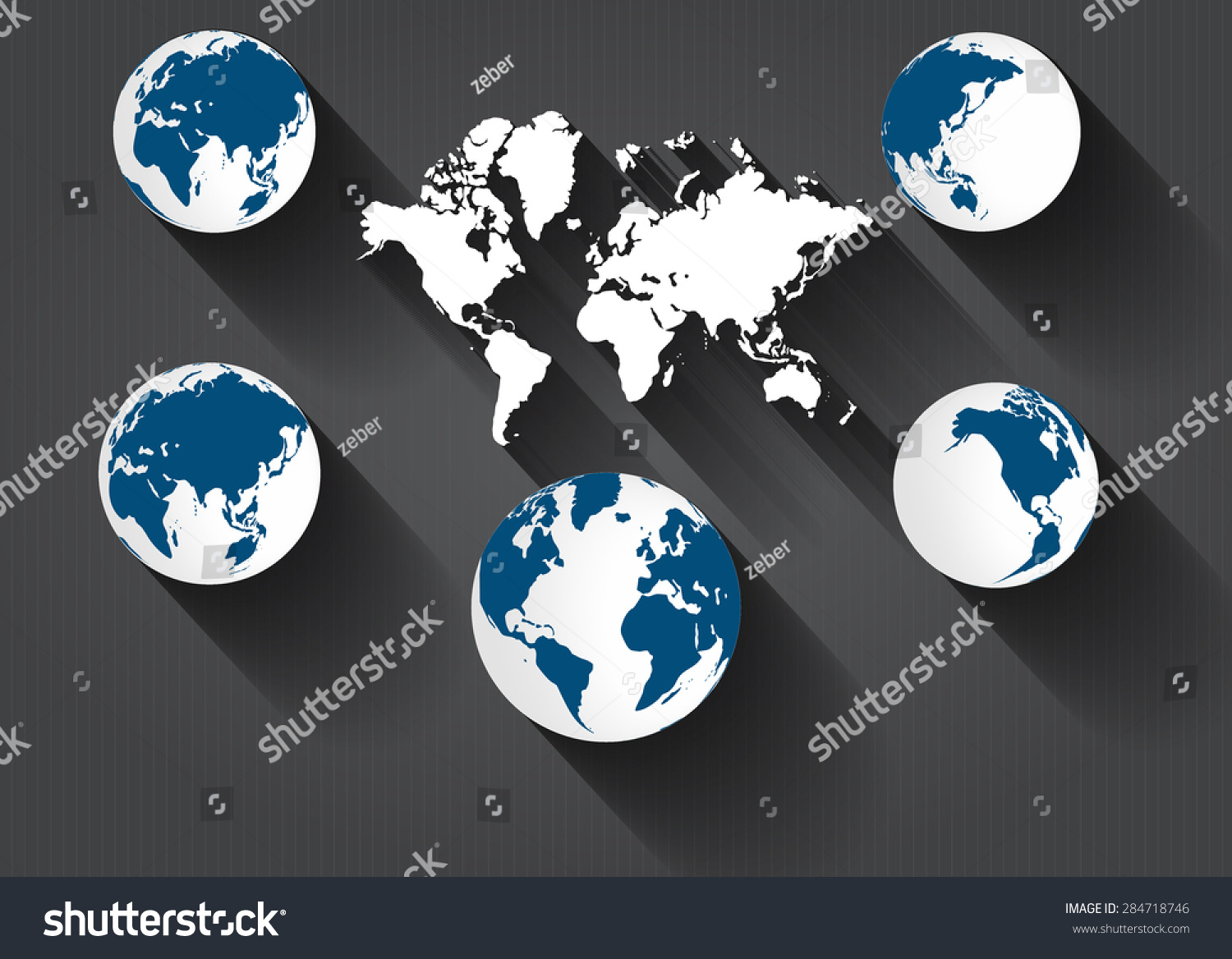 World Map Stock Illustration 284718746 | Shutterstock